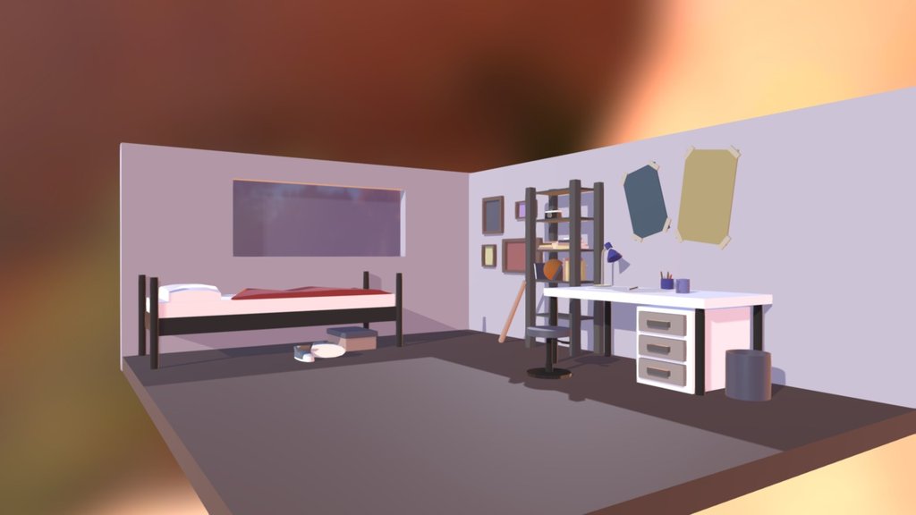 wip room - 3D model by MartinBW [436f525] - Sketchfab