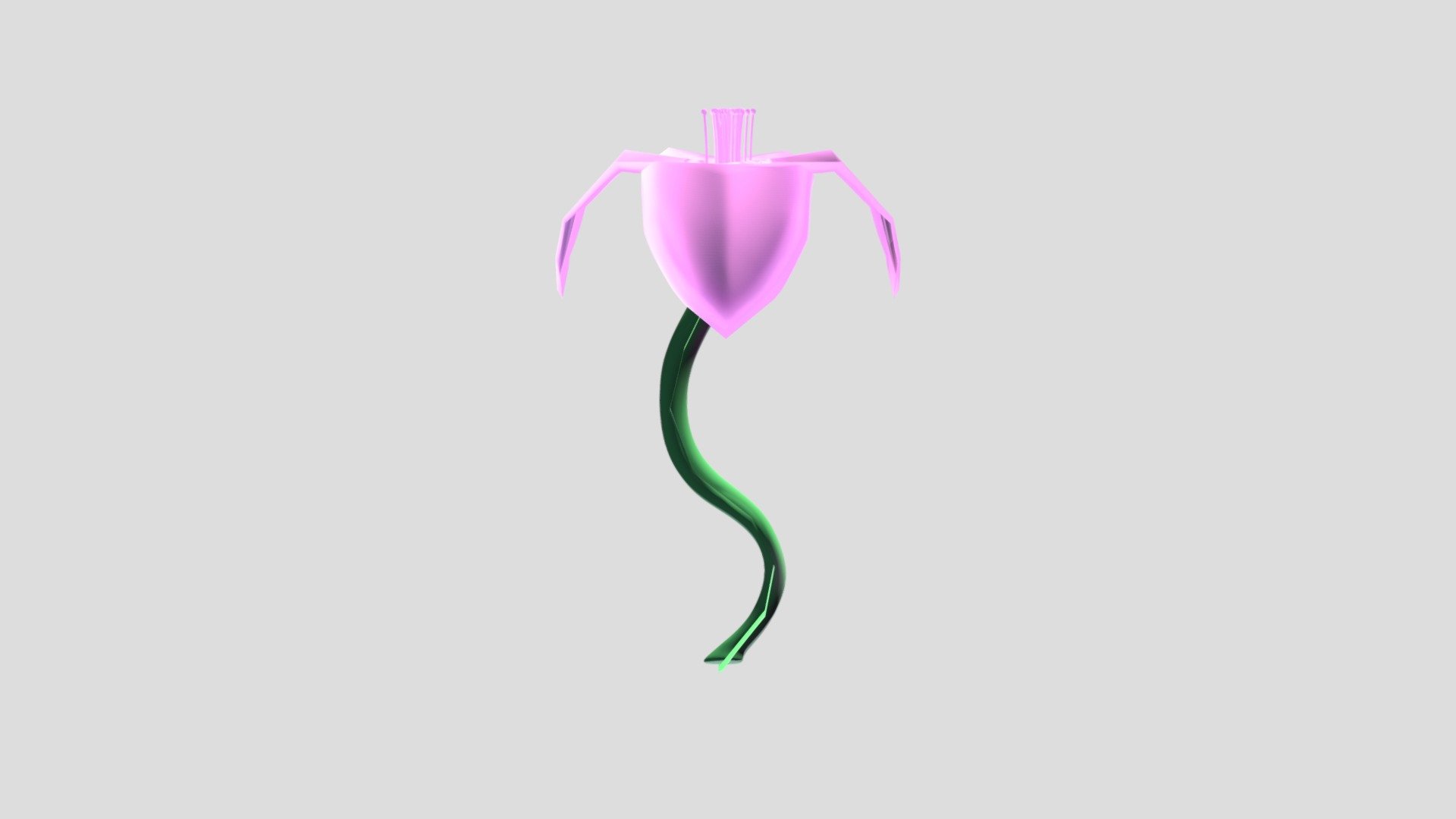 Pink Flower - 3D model by Ellie Sandy (@iamlilly.pr) [436f79d] - Sketchfab