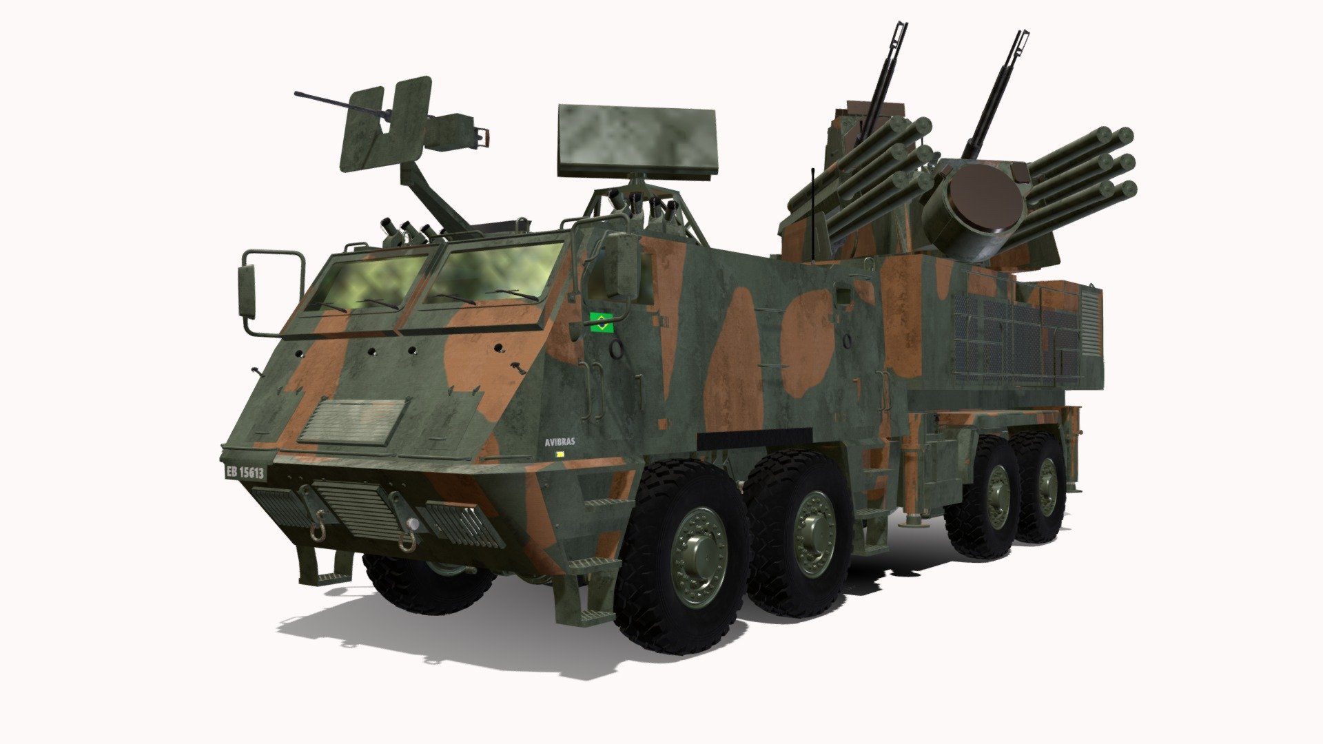 ASTROS lll AVIBRAS 8X8 ANTIAÉRIO - 3D model by LM3D (@lm9241221 ...