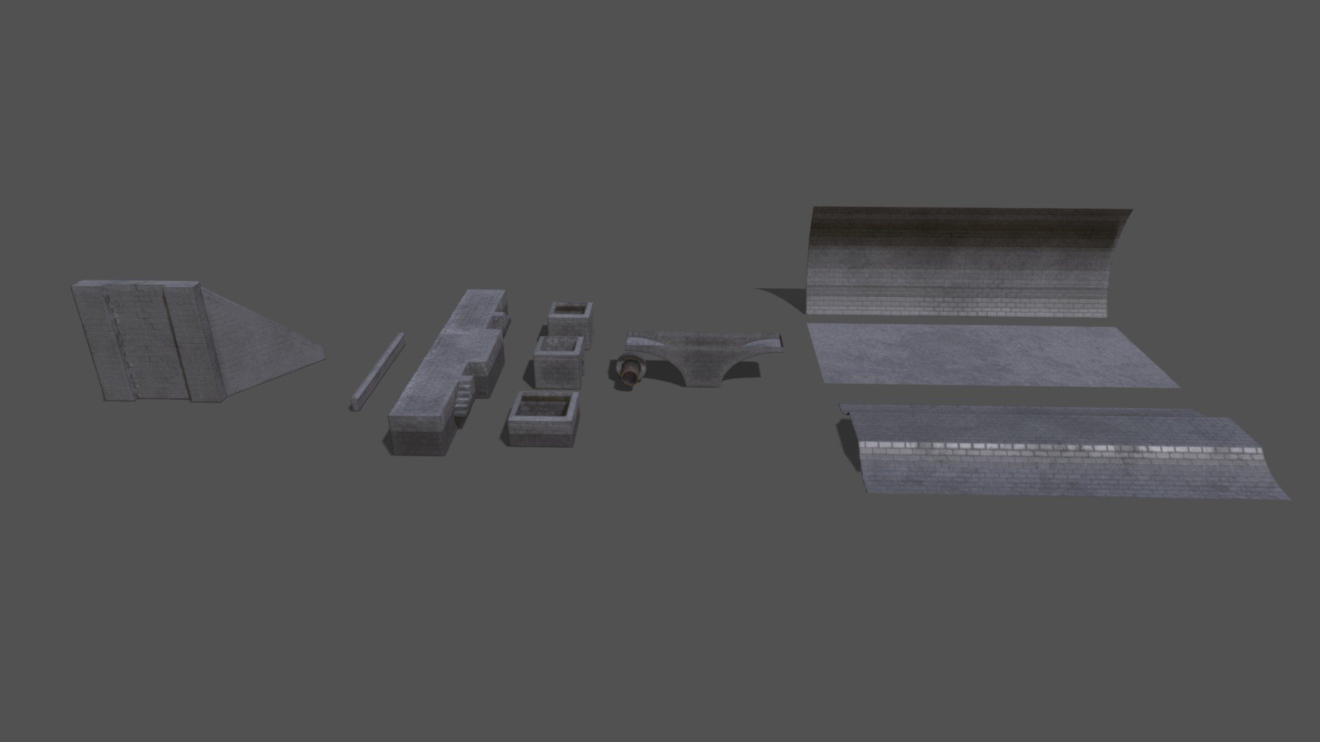 stone structure kit - Download Free 3D model by Dumokan Art ...