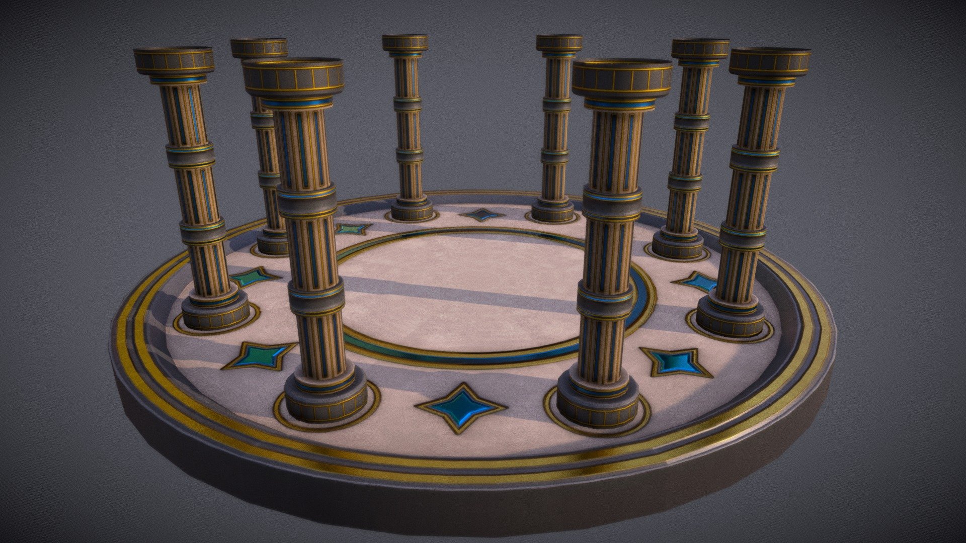 Cathedral - Trim Texture Exercise - Download Free 3D model by Agustina ...