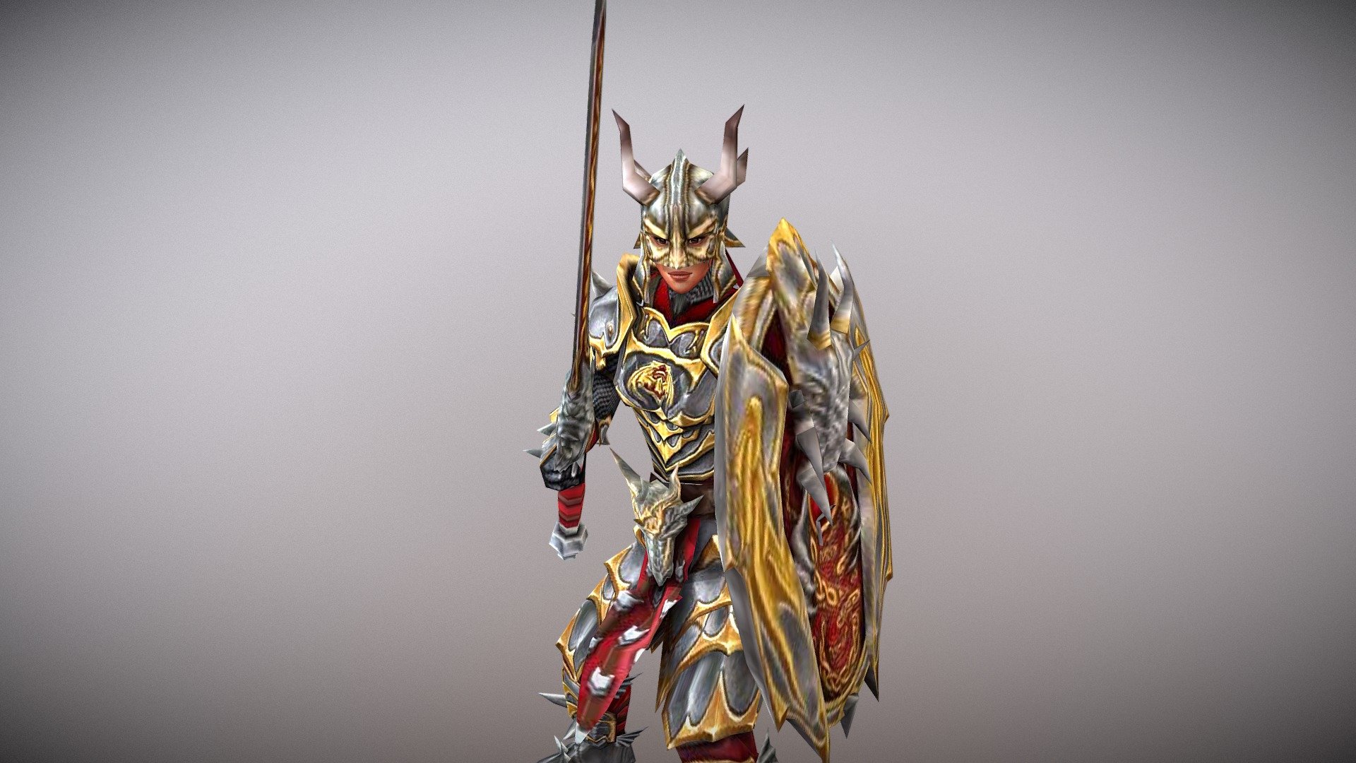 Dragonlord Armor Warrior - 3D model by Virtual Realms (@VRCat) [4373819 ...