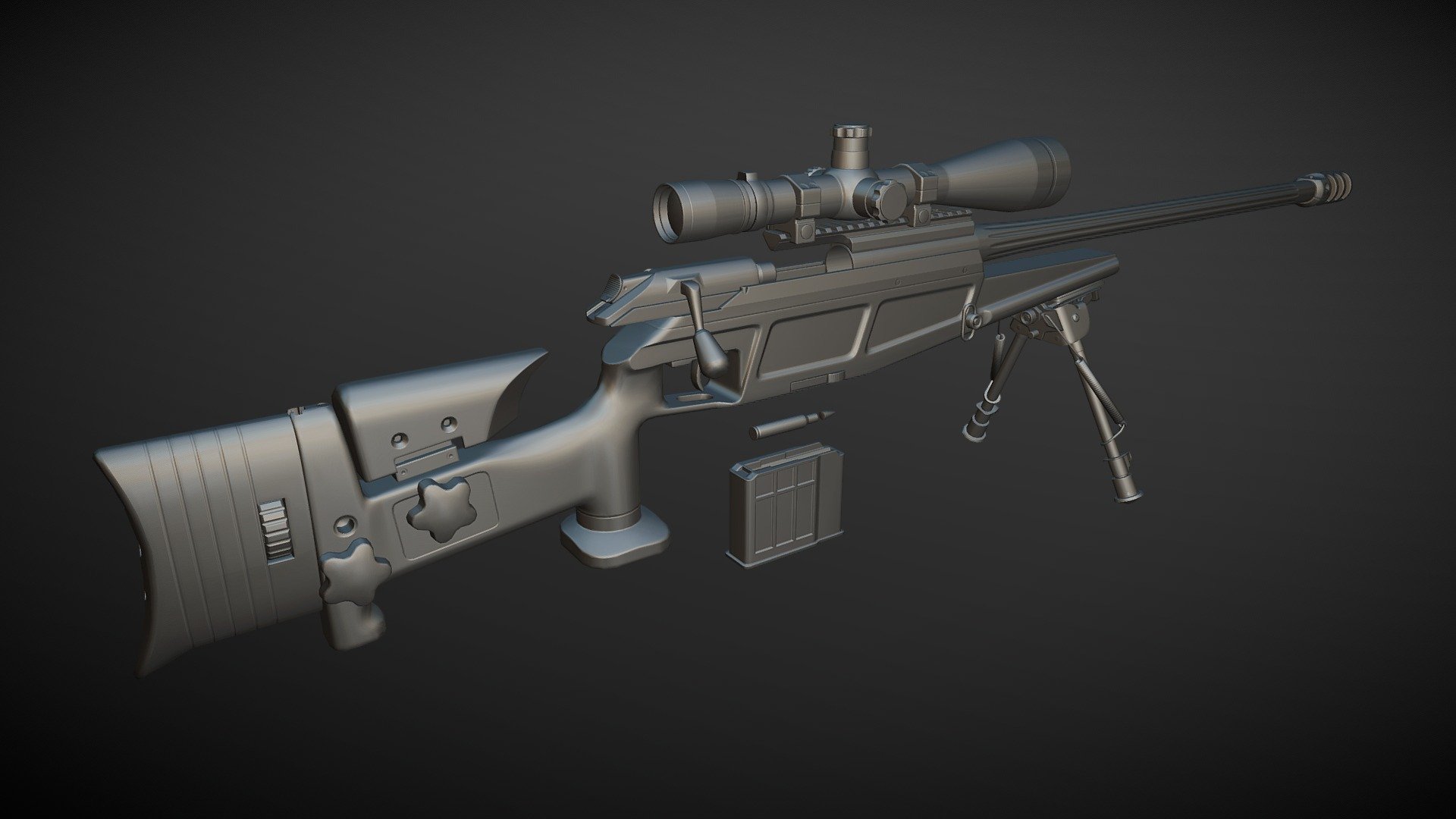 Blaster - 3D model by wwoyda [4374b9b] - Sketchfab