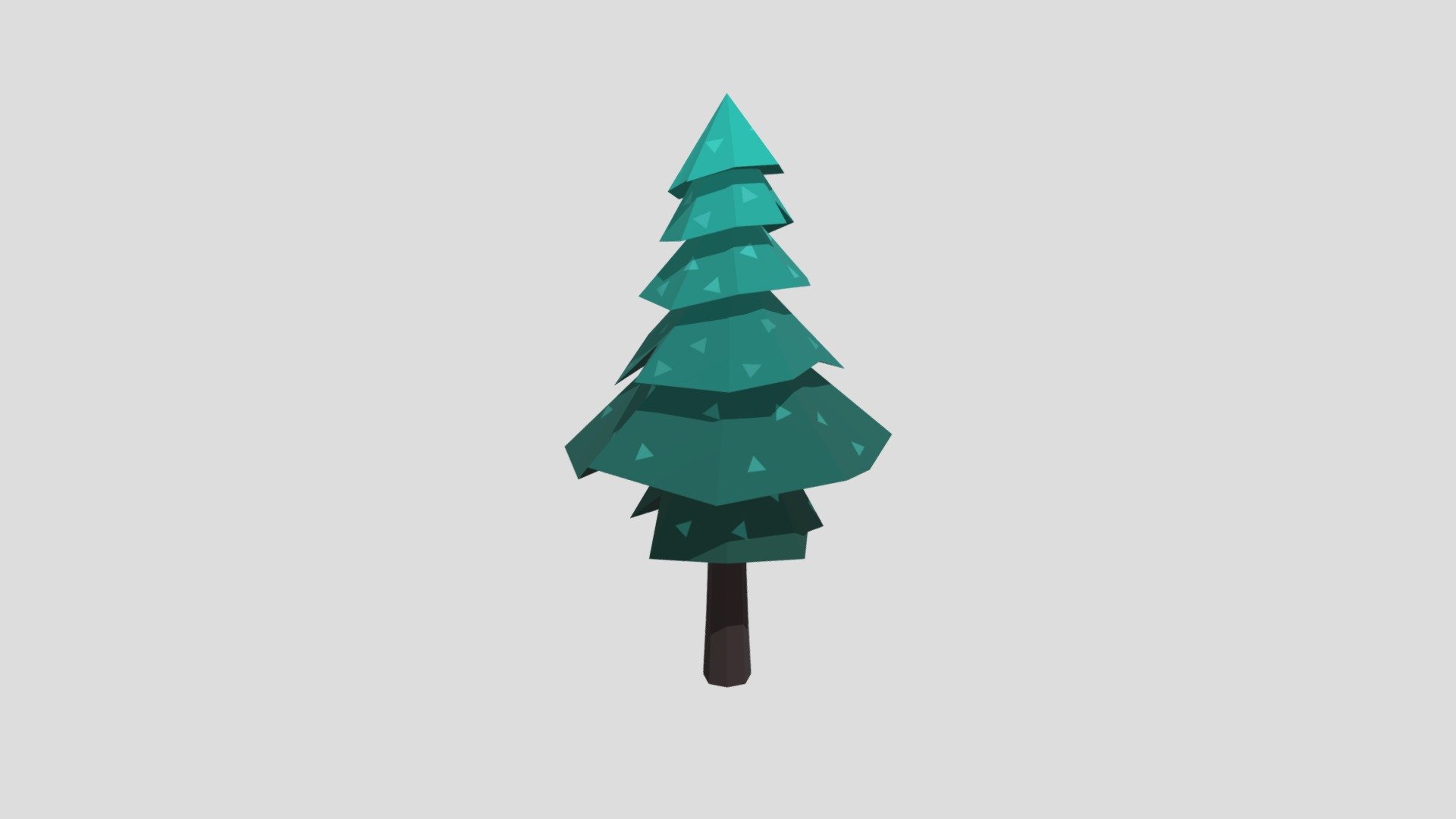 Low Poly Pine Tree - 3D model by James.Driessche [4375304] - Sketchfab