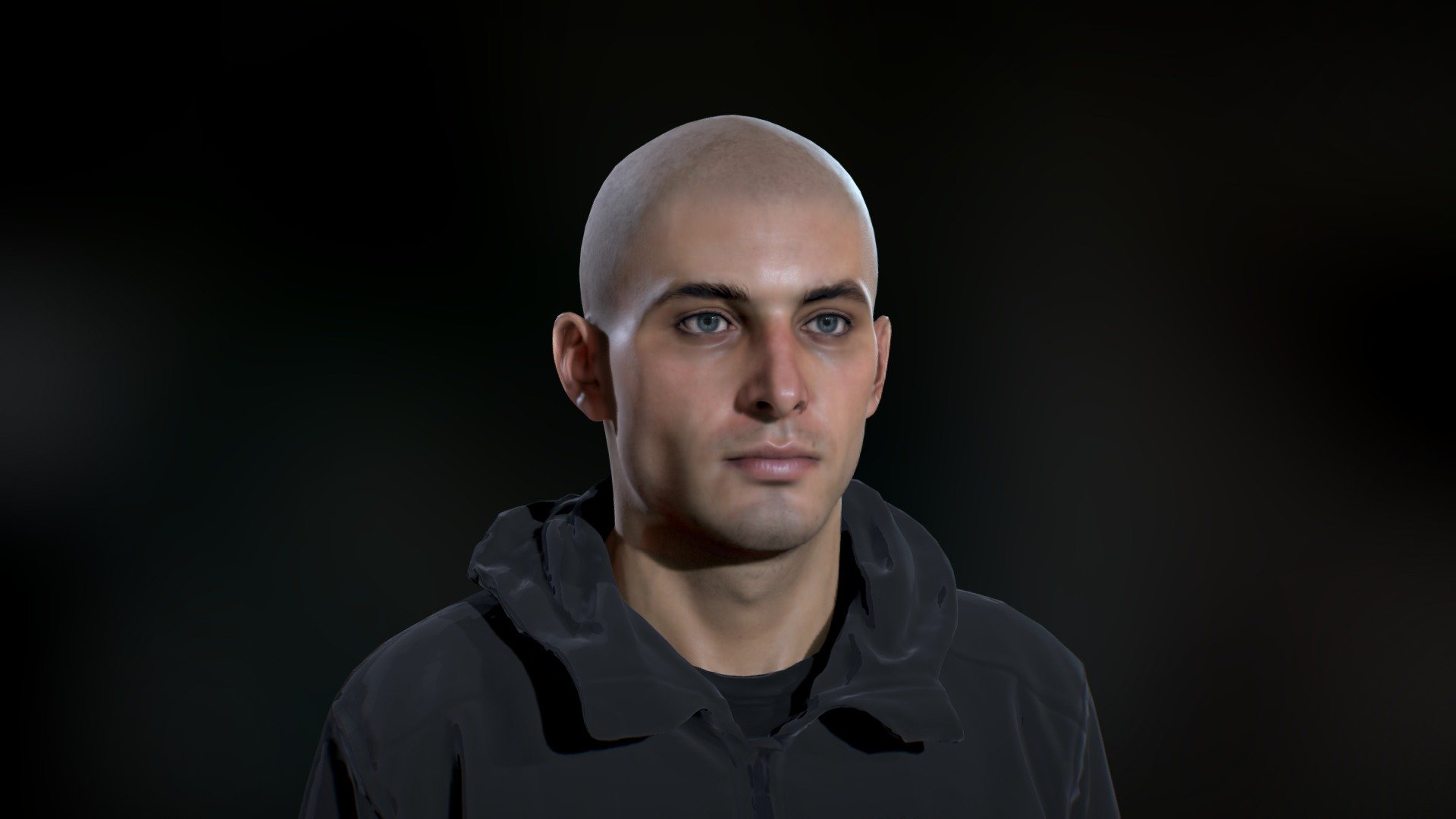 caucasian male head - 3D model by glock22 [437887c] - Sketchfab