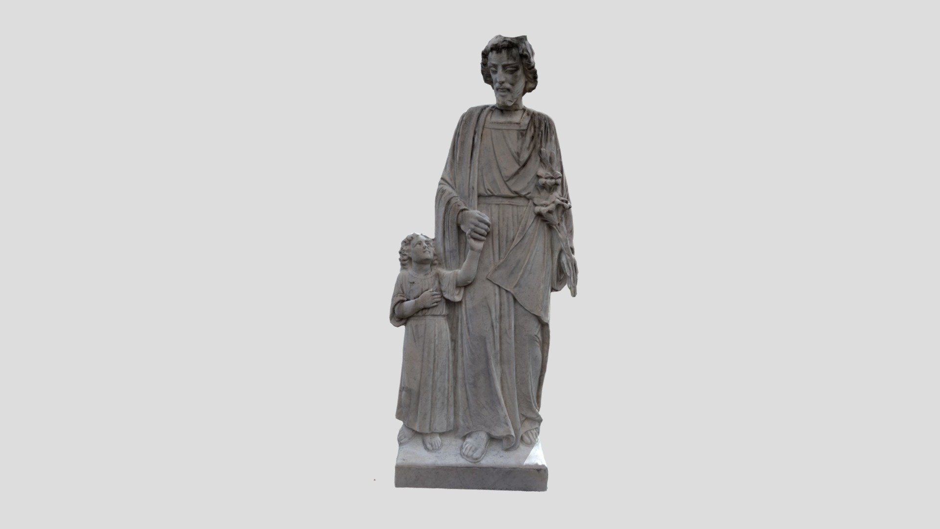 Joseph and Jesus Statue - 3D model by All Hallows' School ...