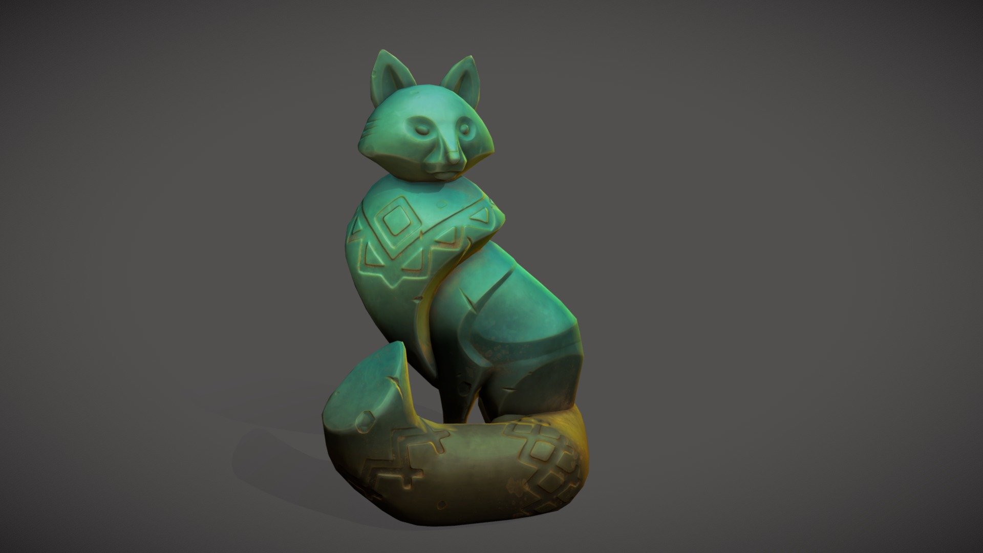 Fox - Stoney Figurine - 3D model by Arcane Owl Studio (@arcaneowl ...