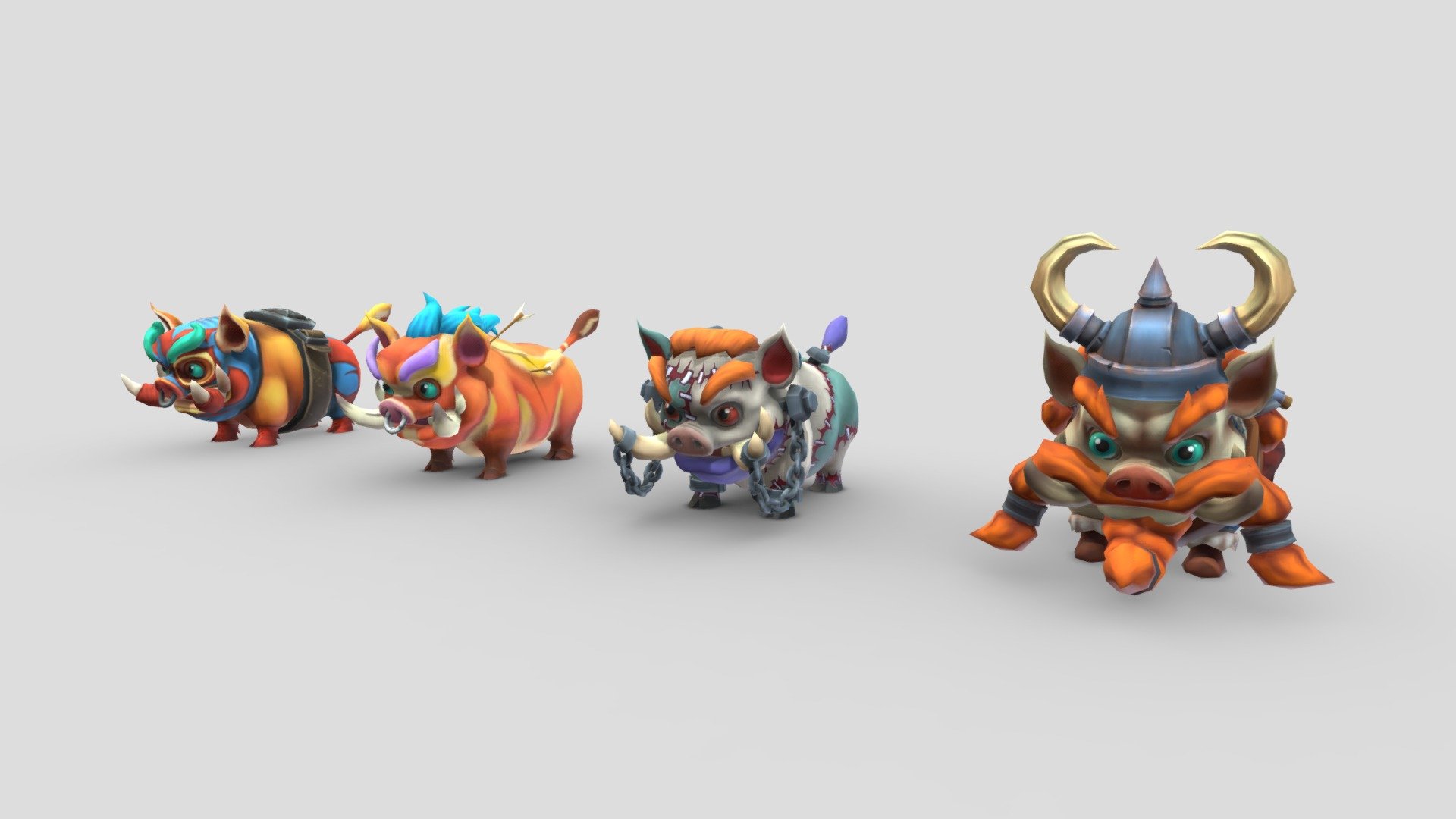 Boar Monster - 3D model by dungdao (@dung2606) [437a291] - Sketchfab
