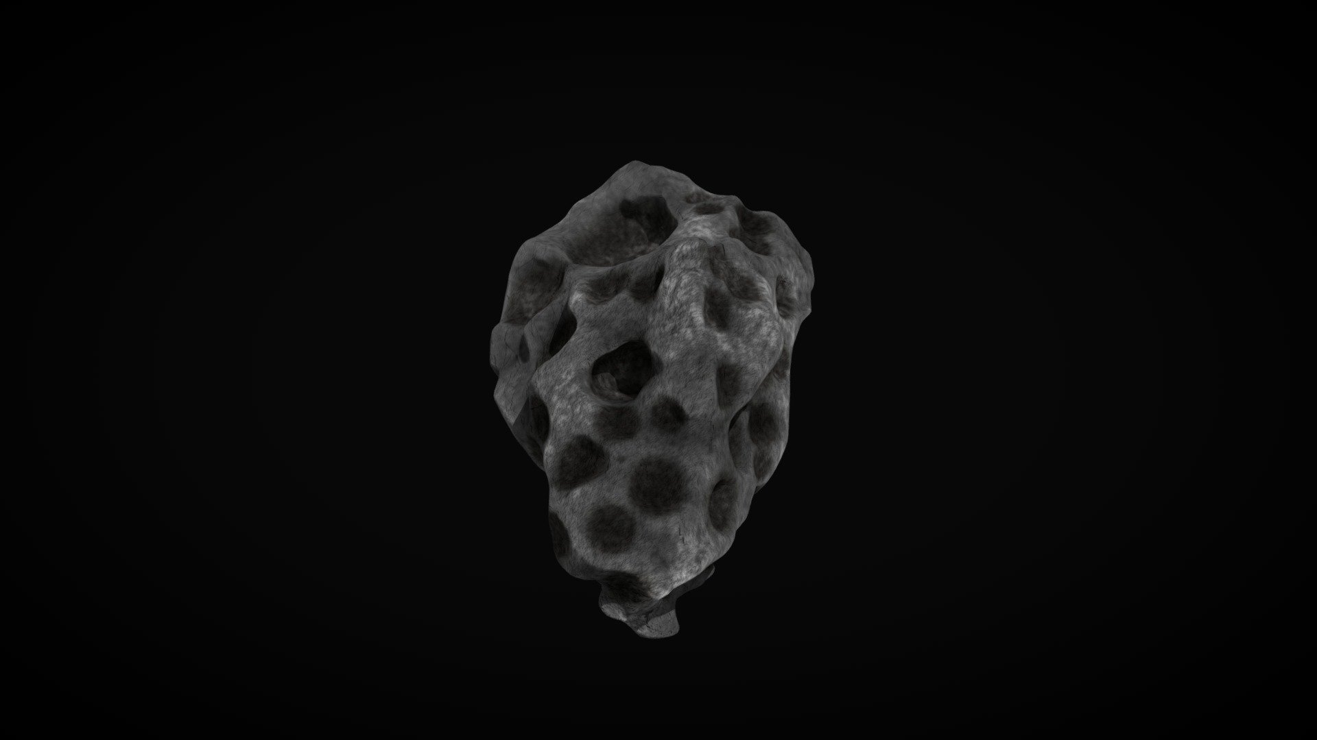 Asteroid - 3D model by Meh (@meh_) [437b968] - Sketchfab