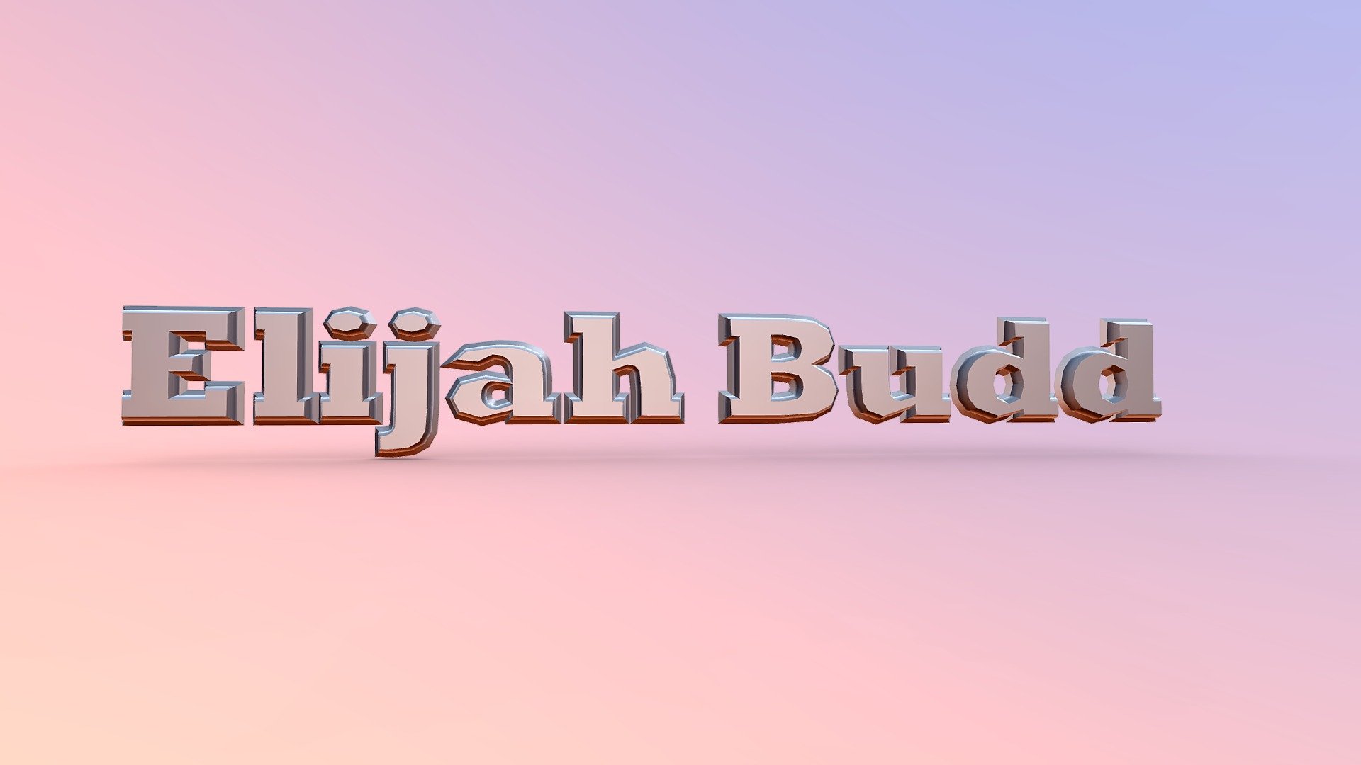 Wk1 Signature (Budd, Elijah) - Download Free 3D model by budd3 [437d7be ...