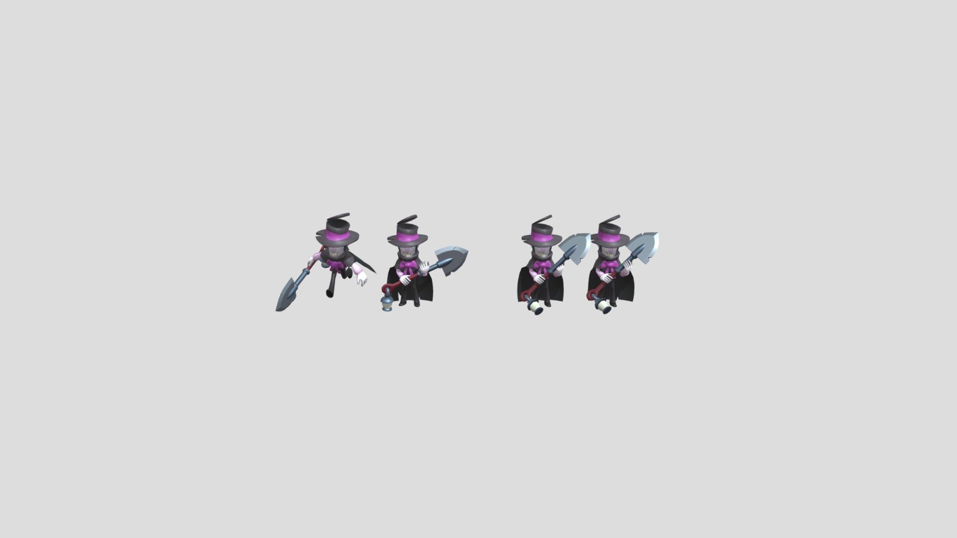 Undertaker(Old Mortis) With 4 Anims! - Download Free 3D model by ...