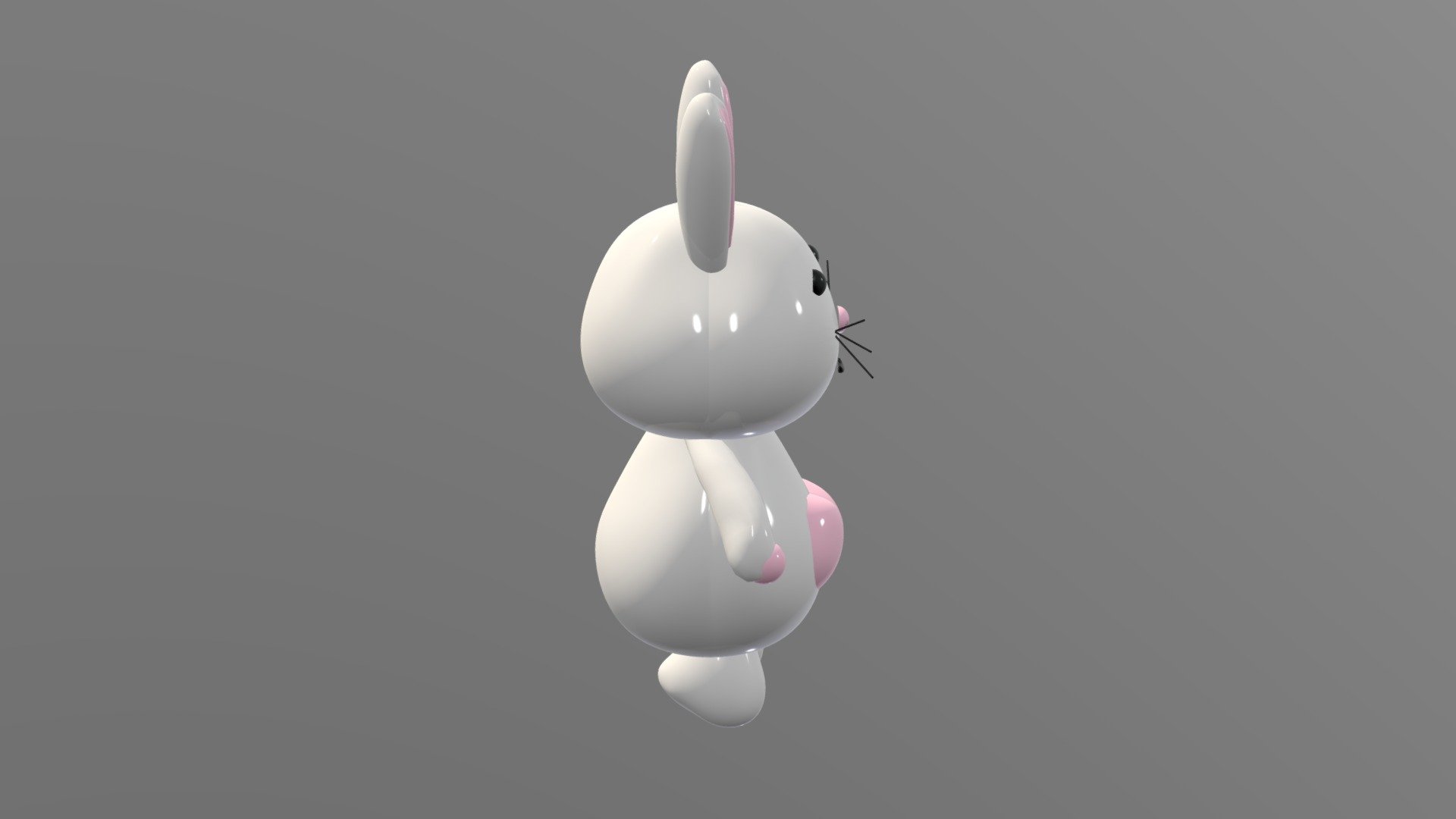 "Cute Bunny Wonderland: My 3D Rabbit Model" - 3D model by pathakshivani ...