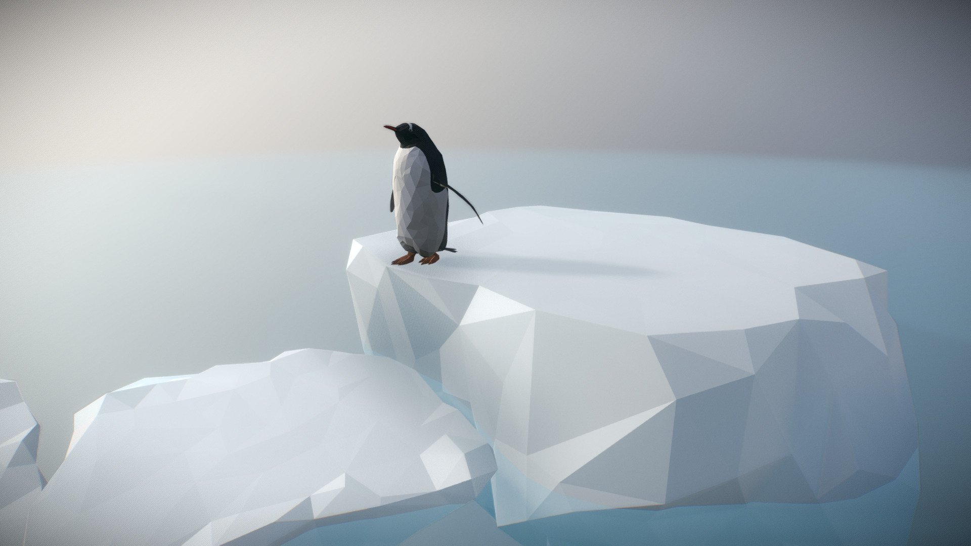 Low Poly Bird: Penguin V3 - 3D model by PULSAR BYTES (@pulsarbytes ...