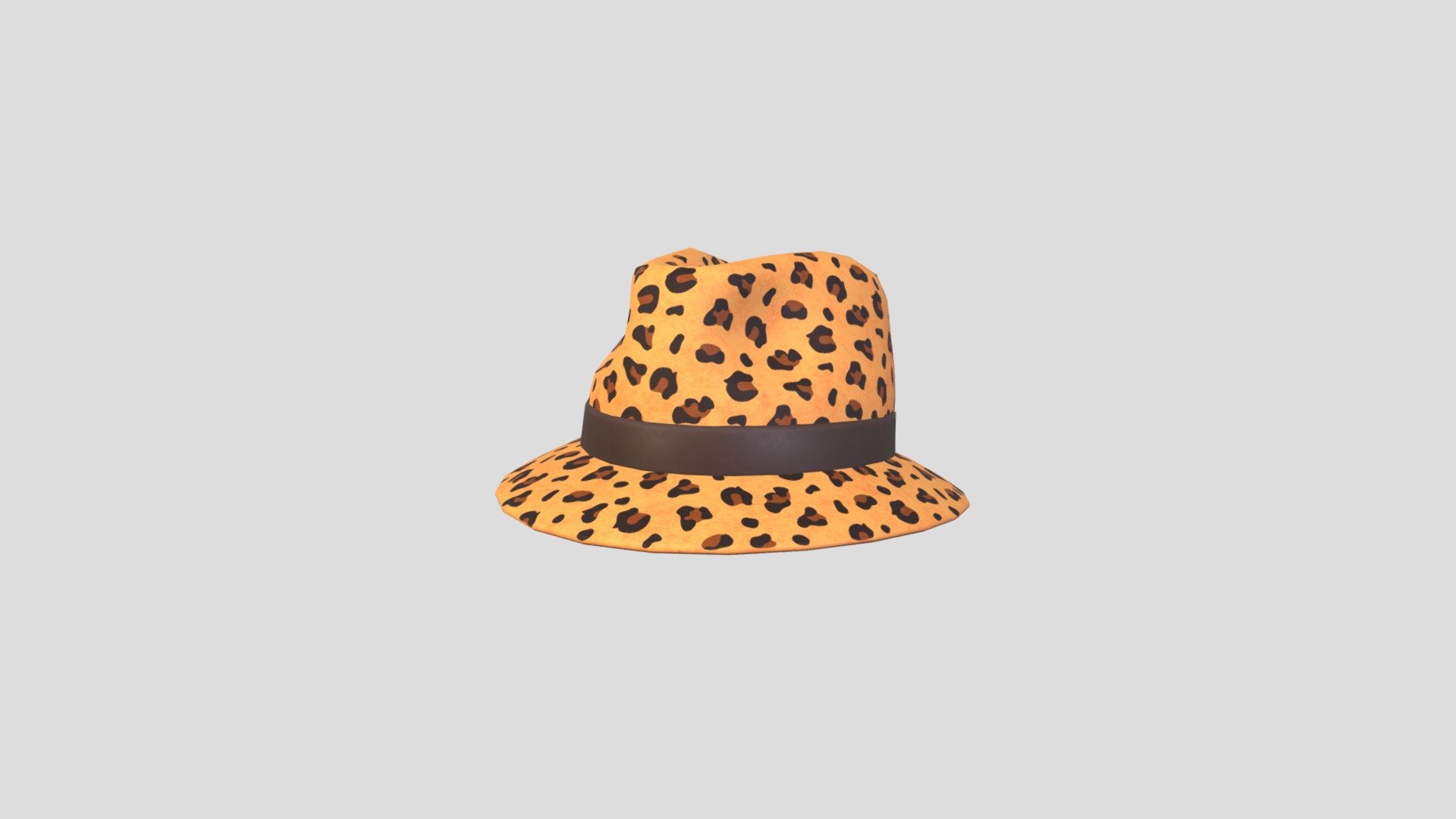Leopard Fedora Hat - Buy Royalty Free 3D model by bariacg [438086b ...