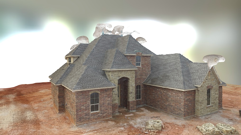 House Simplified 3d Mesh - 3D model by Tommy (@JensenAerial) [4381f4e ...