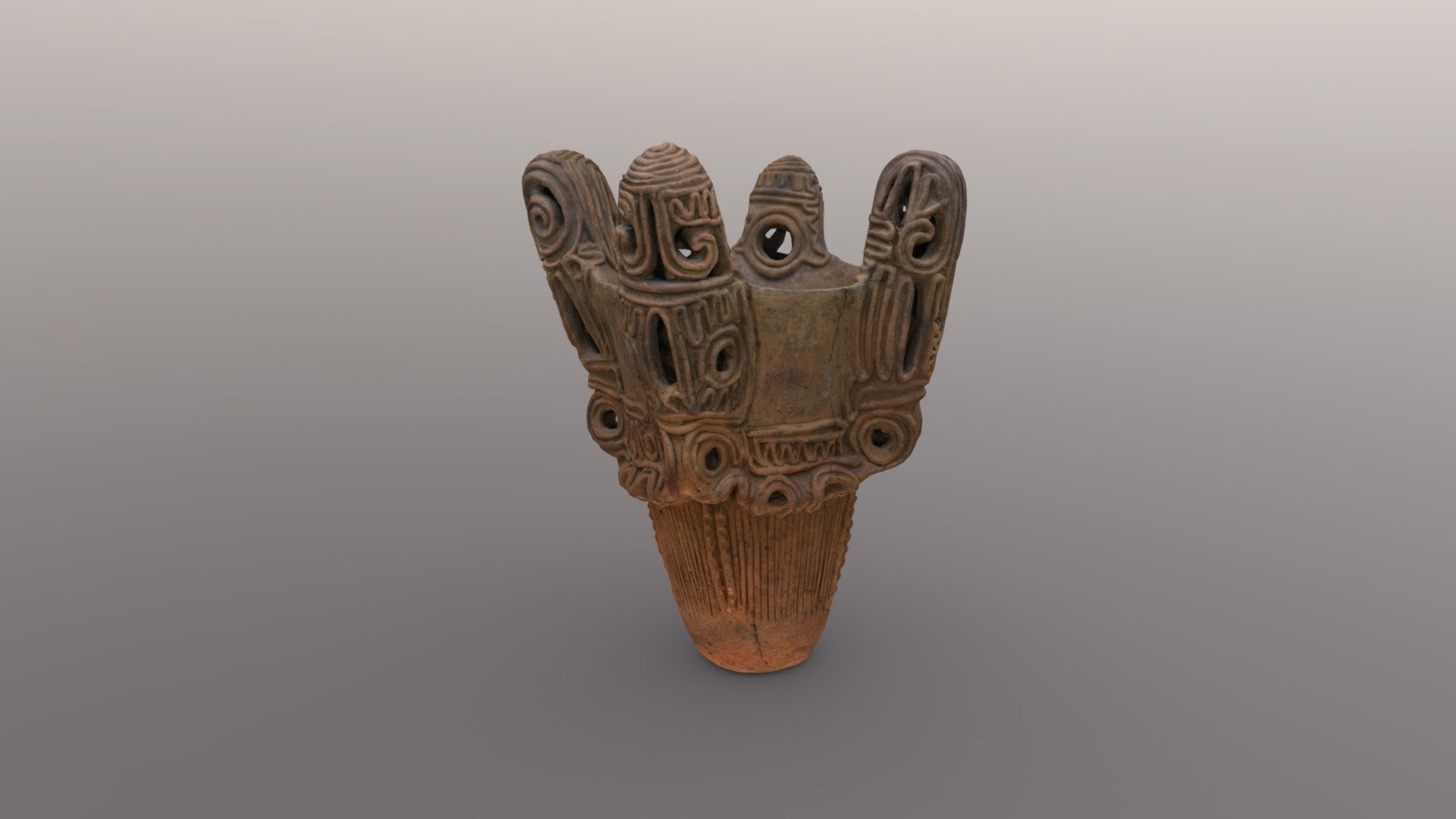 The patterns structure of suien type pottery - 3D model by Yamanashi ...