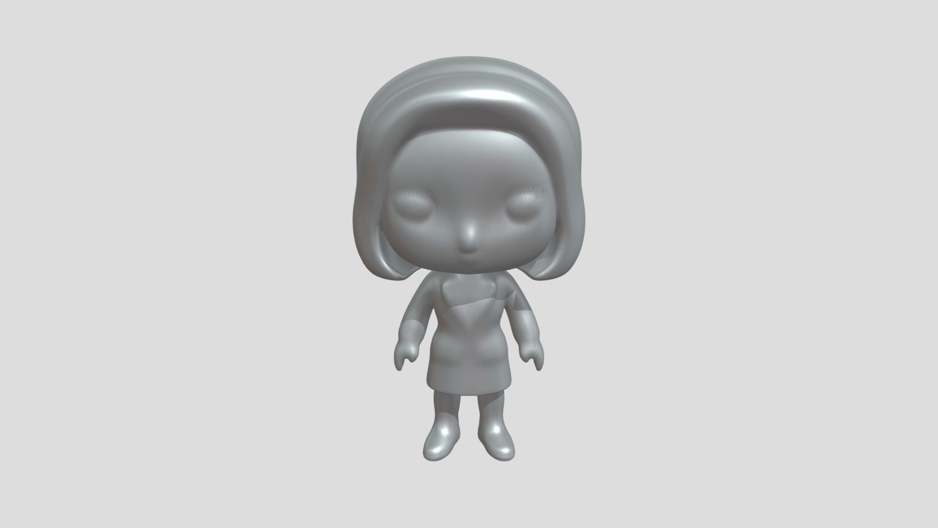 X-Files Dana Scully Big Head Doll - Download Free 3D model by lexyjolie ...