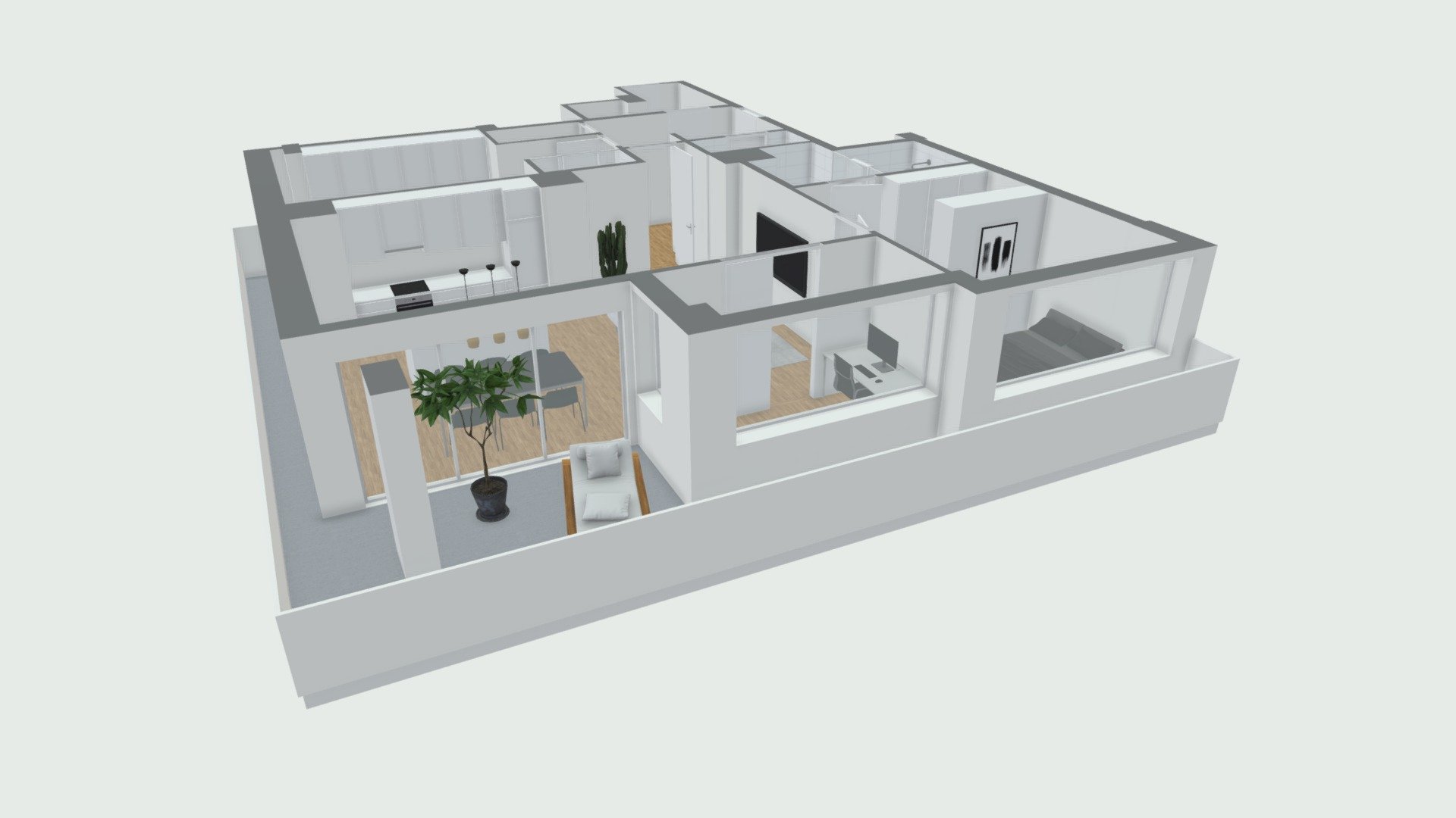 Delft Hoog Type L - 3D model by klub (@objfiles) [4385f67] - Sketchfab