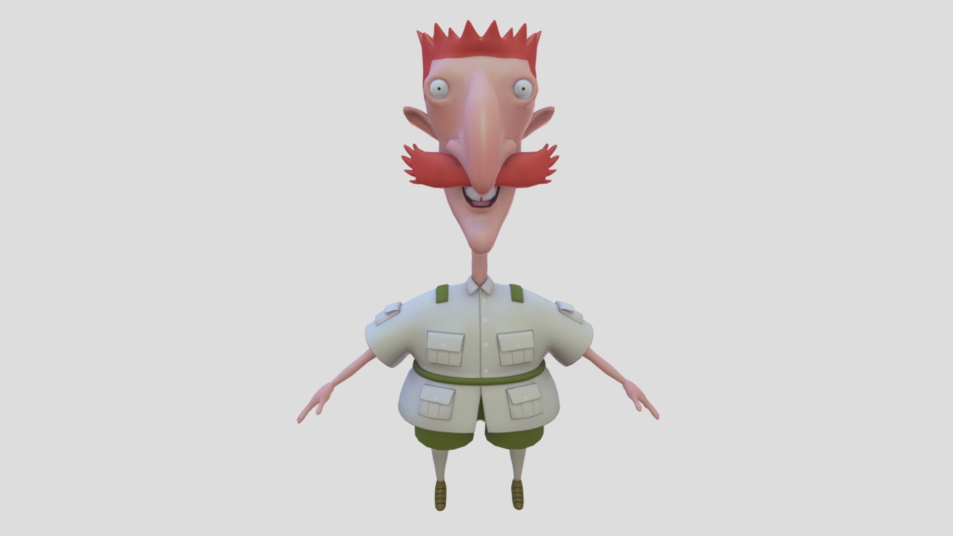 Nickelodeon All-Star Brawl 2 - Nigel Thornberry - Download Free 3D ...