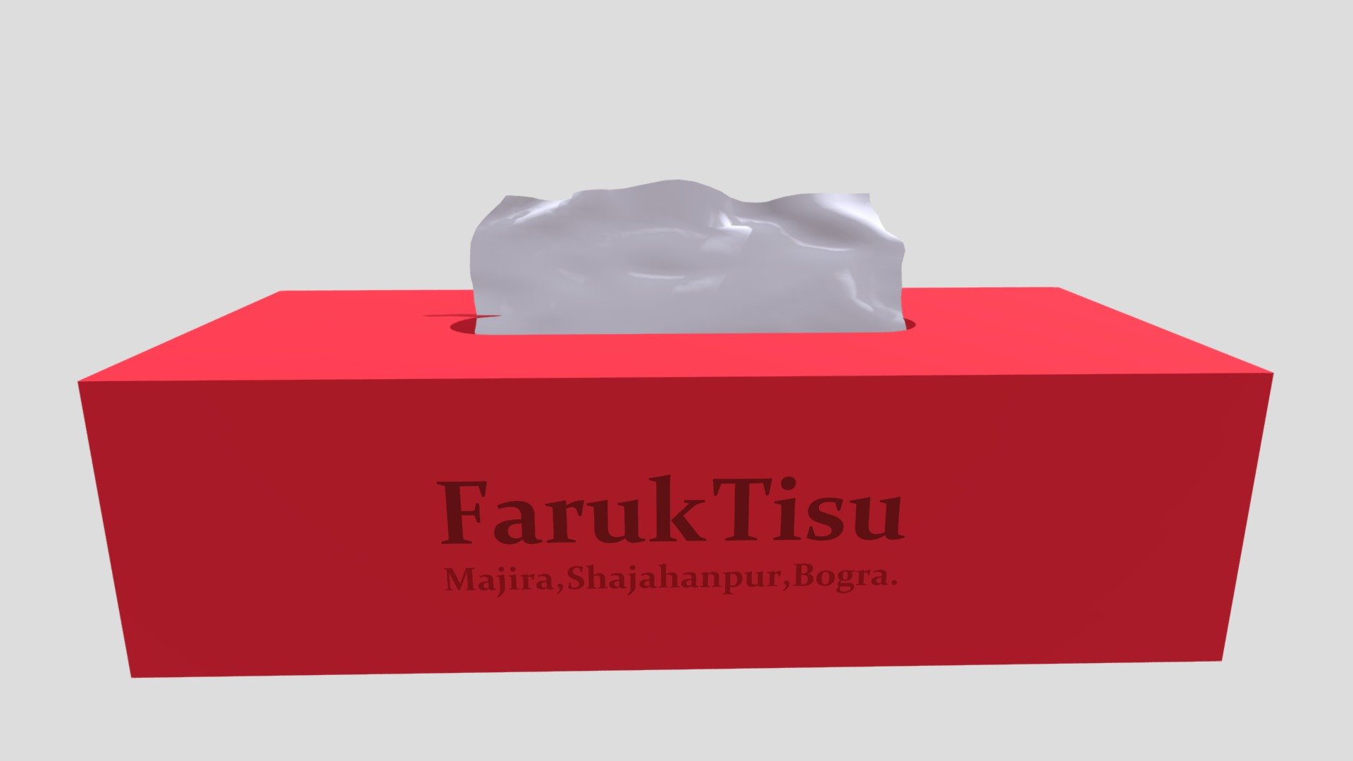 Tisu - Download Free 3D model by Md.Faruk [4388976] - Sketchfab