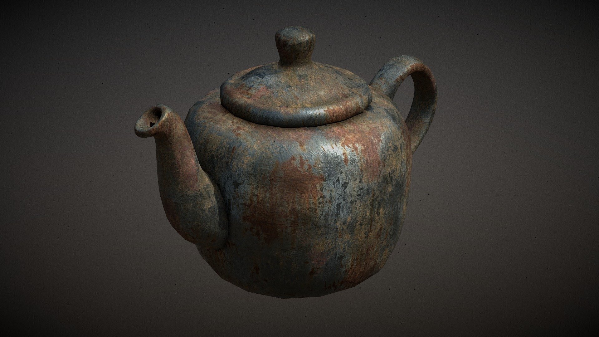 Old Metal Teapot - Download Free 3D model by Macky (@mackydesign ...