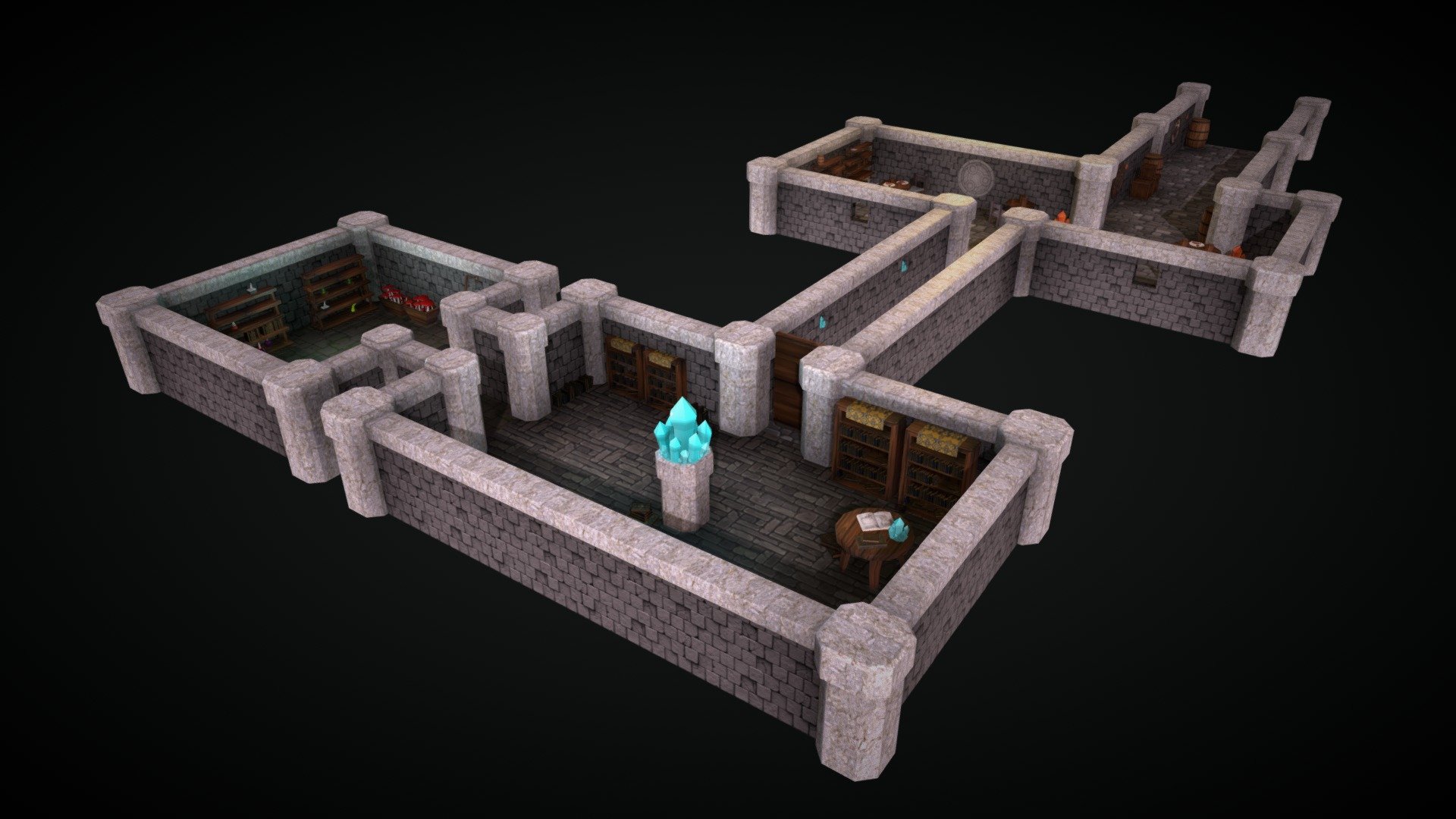 Dungeon - Download Free 3D model by alemenemiao [4389933] - Sketchfab