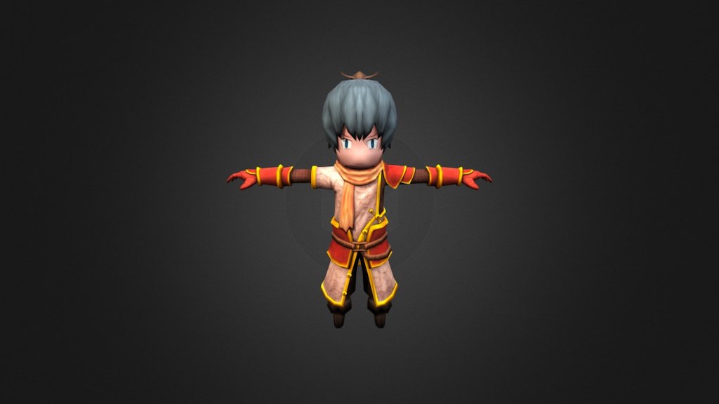 Chibi Char - 3D model by KickAss [4389b4e] - Sketchfab