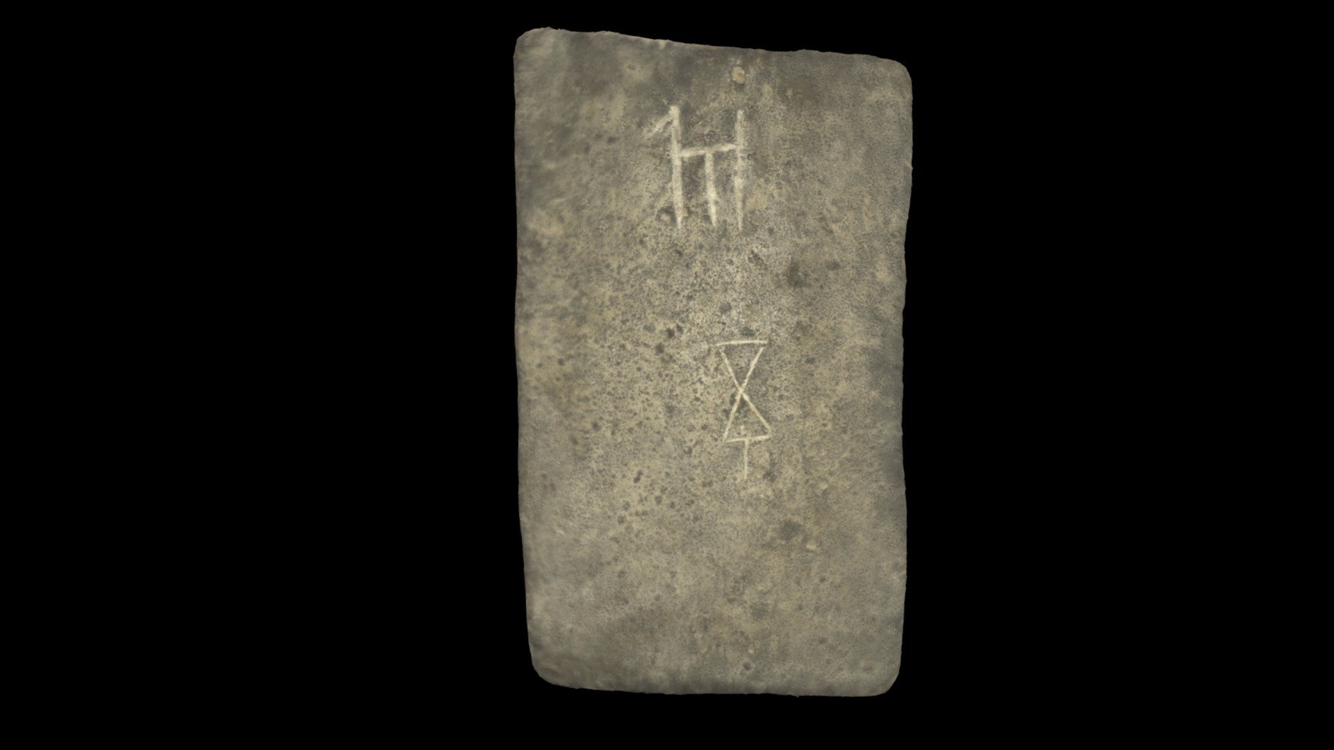 Ancient tin Ingot from the Carmel Coast, Israel. - 3D model by QICCAS ...