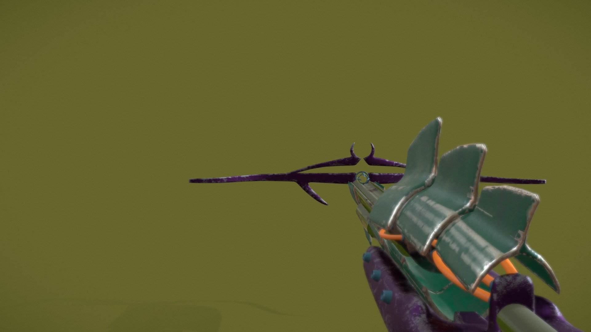 Sci-Fi Crossbow - 3D model by cc17_2 [438a5a2] - Sketchfab