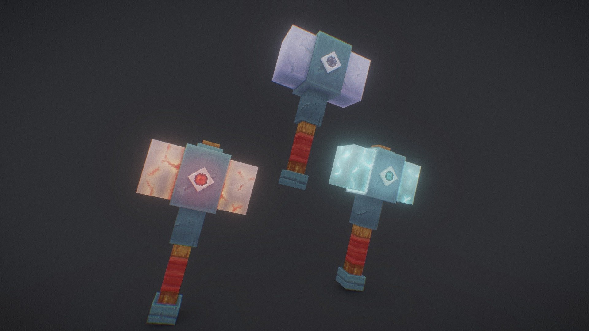 Hytale Hammer with Rune Socket - 3D model by Мороз | Moroz (@moroz.jpeg ...