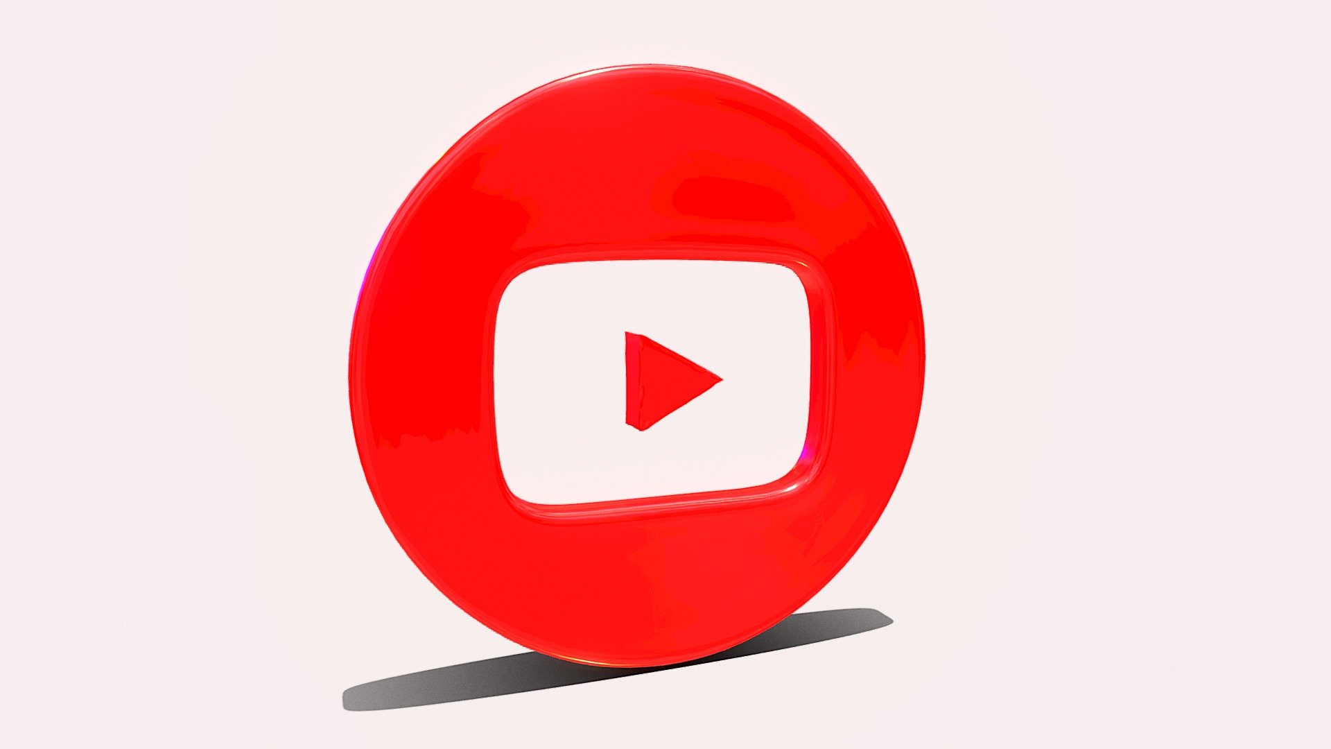 Youtube Button - Buy Royalty Free 3D model by Gabriel Diego (@gabrieldi ...