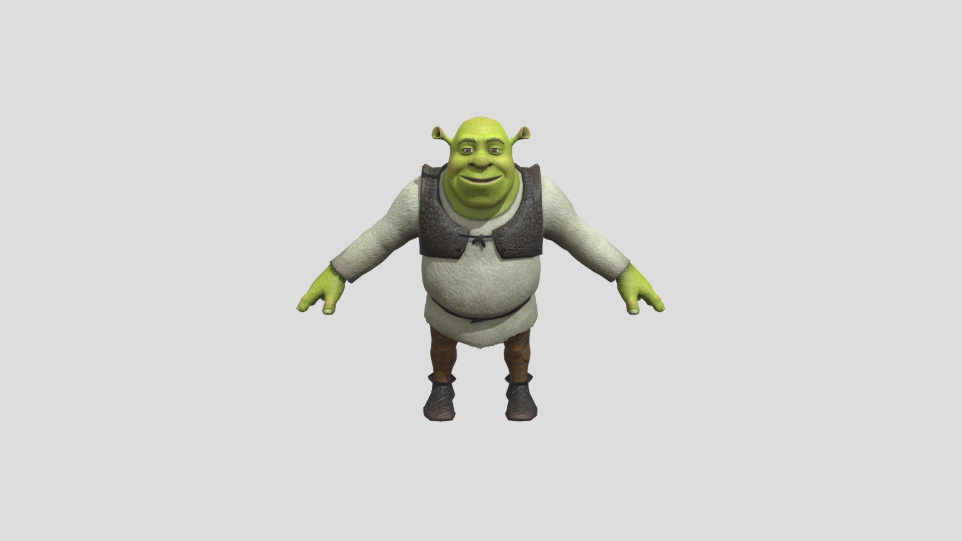 shrek - Download Free 3D model by Kyle.withem [438ca73] - Sketchfab