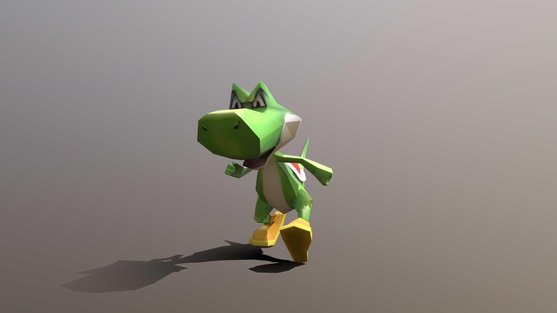 Yoshi - Download Free 3D model by Nefhy [438d940] - Sketchfab