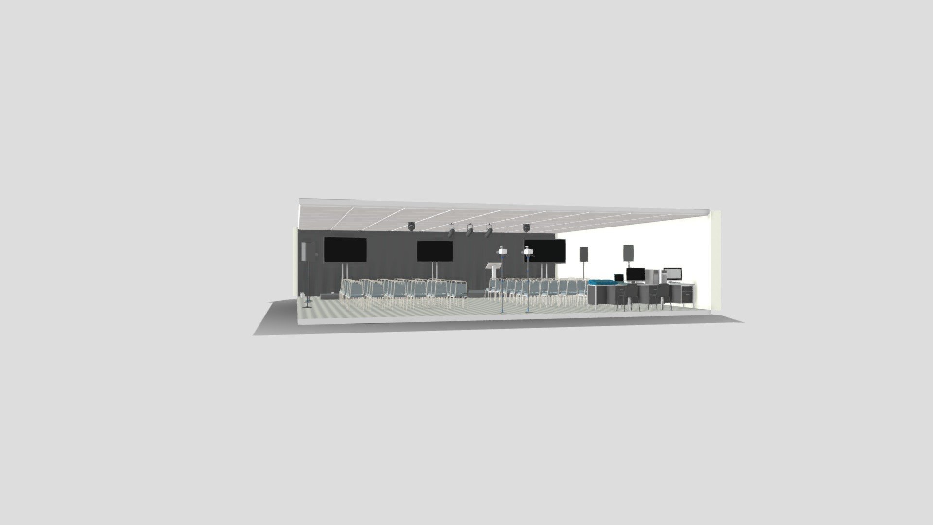 SMLT - Floor Plan 3d - 3D model by conferenceservices [438f719] - Sketchfab
