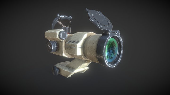 Red-dot-sight 3D models - Sketchfab
