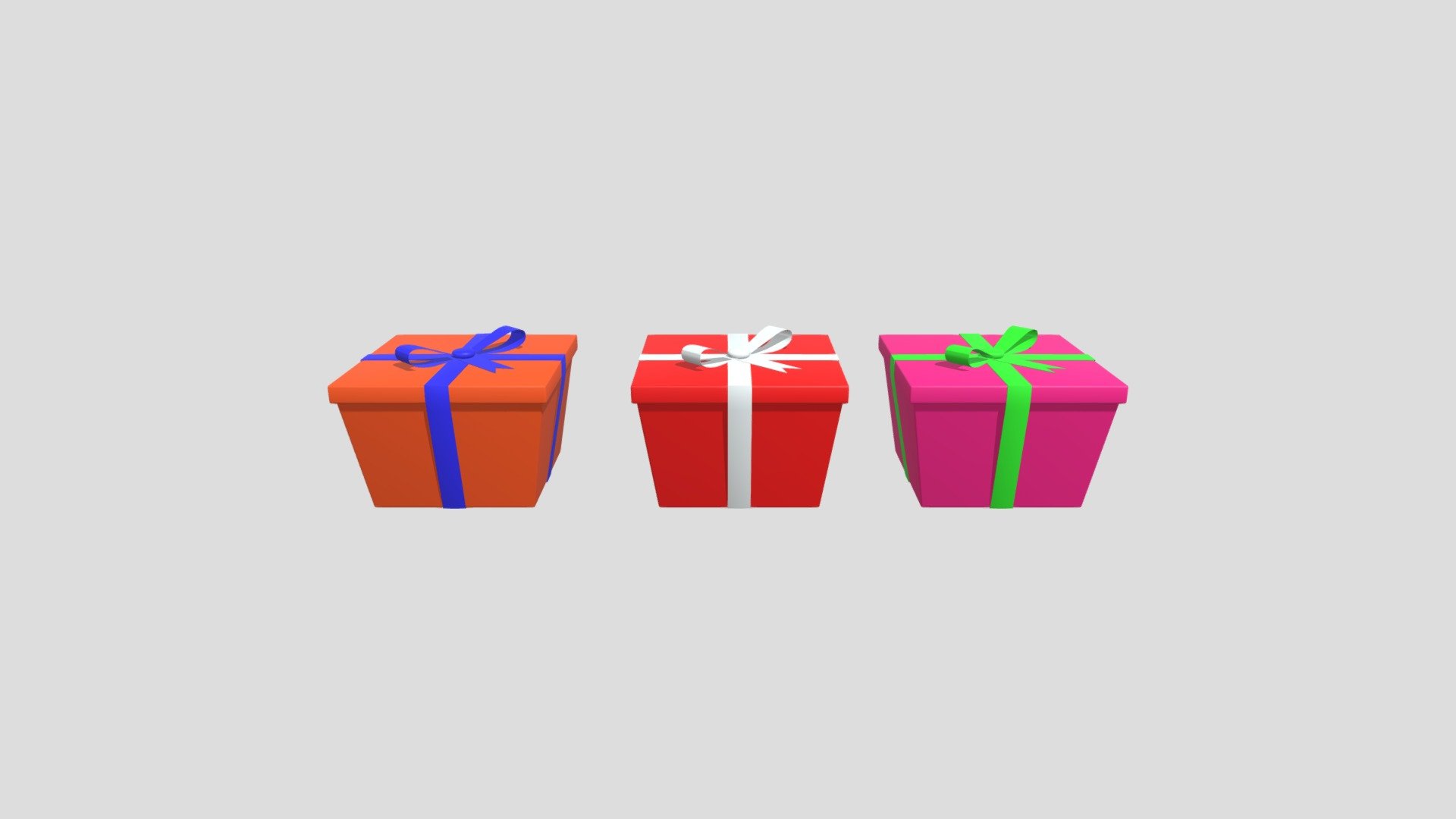 Gift Box - Download Free 3D model by Akinremi [439ab1d] - Sketchfab