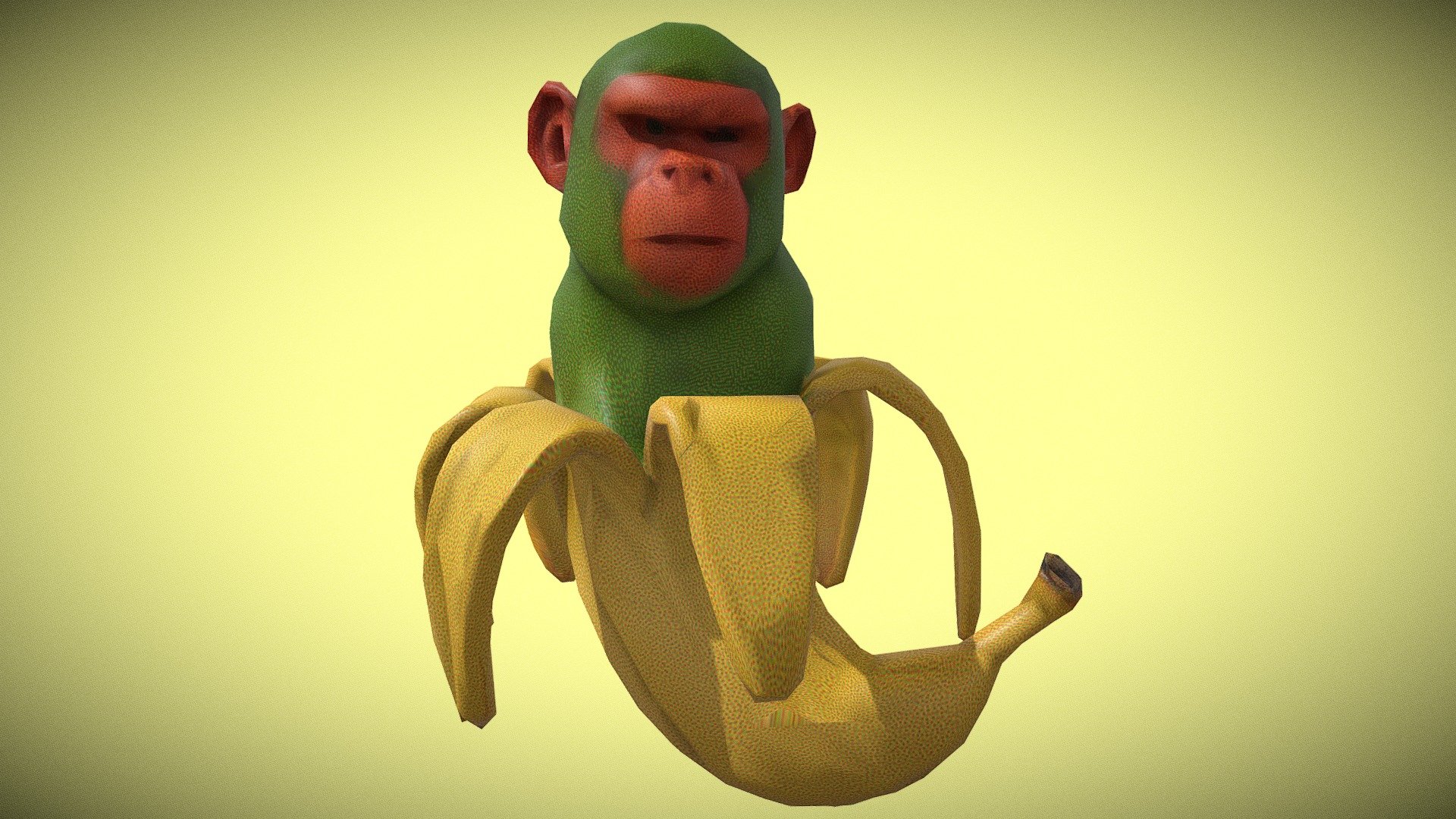 Chimpazini Bananini - 3D model by KAG3D [439ab40] - Sketchfab