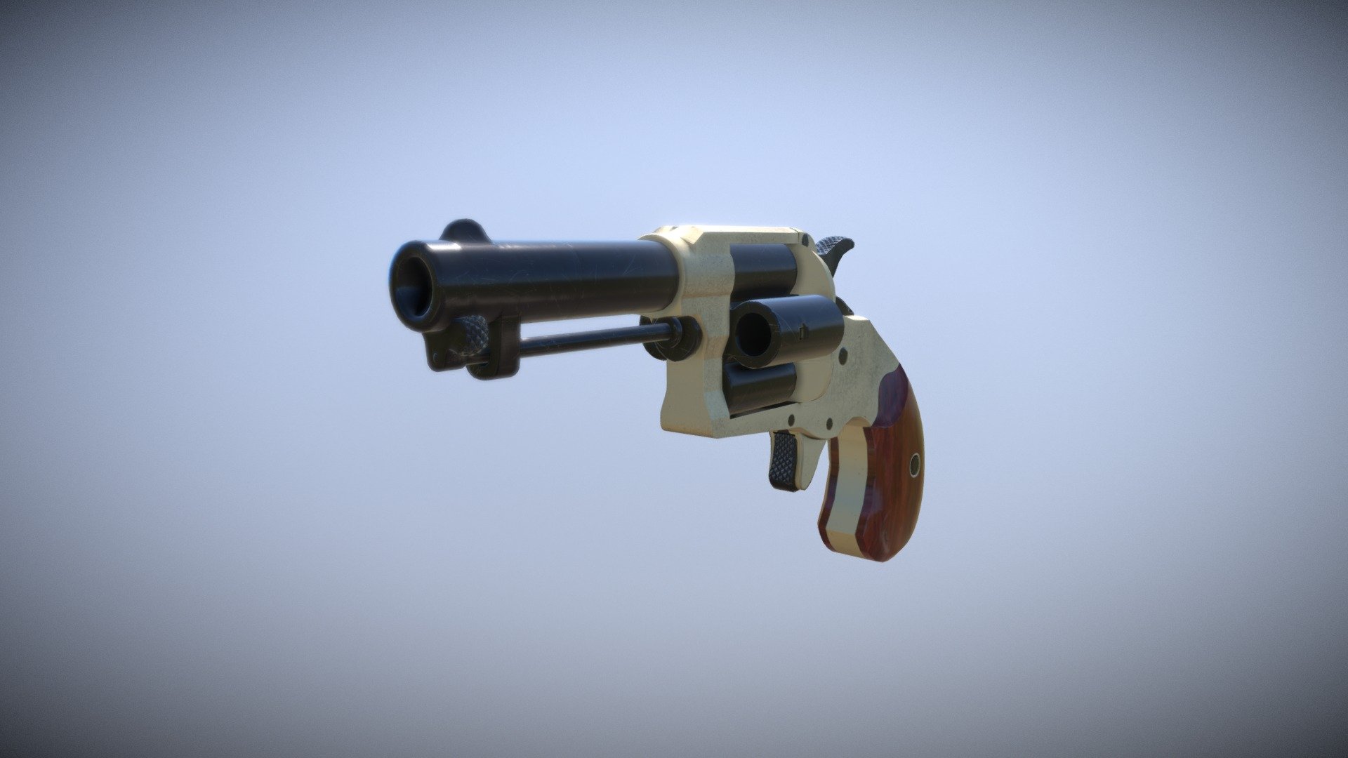 Colt House Revolver "Cloverleaf" - 3D model by CoolWorks Studio ...