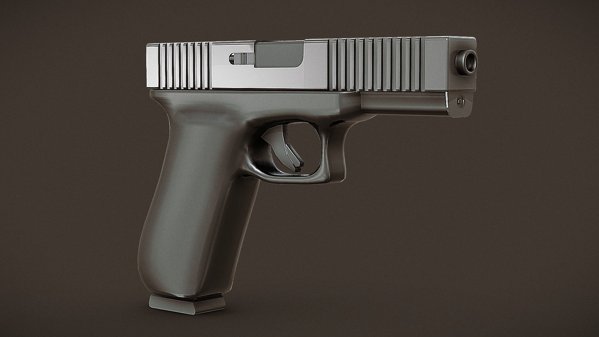 Generic 9mm Pistol (MK2) - Download Free 3D model by ...