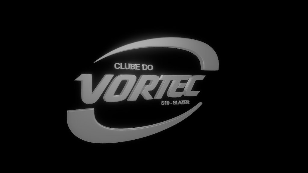 Logo do Clube do Vortec - 3D model by Marcos Rocha (@Rochaq3) [439f6a7 ...