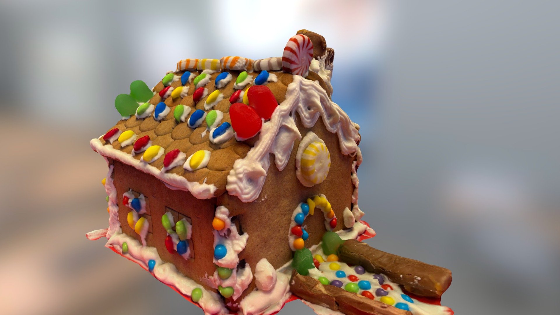 Gingerbread house, homemade - Download Free 3D model by EKBK (@ekarasyk ...