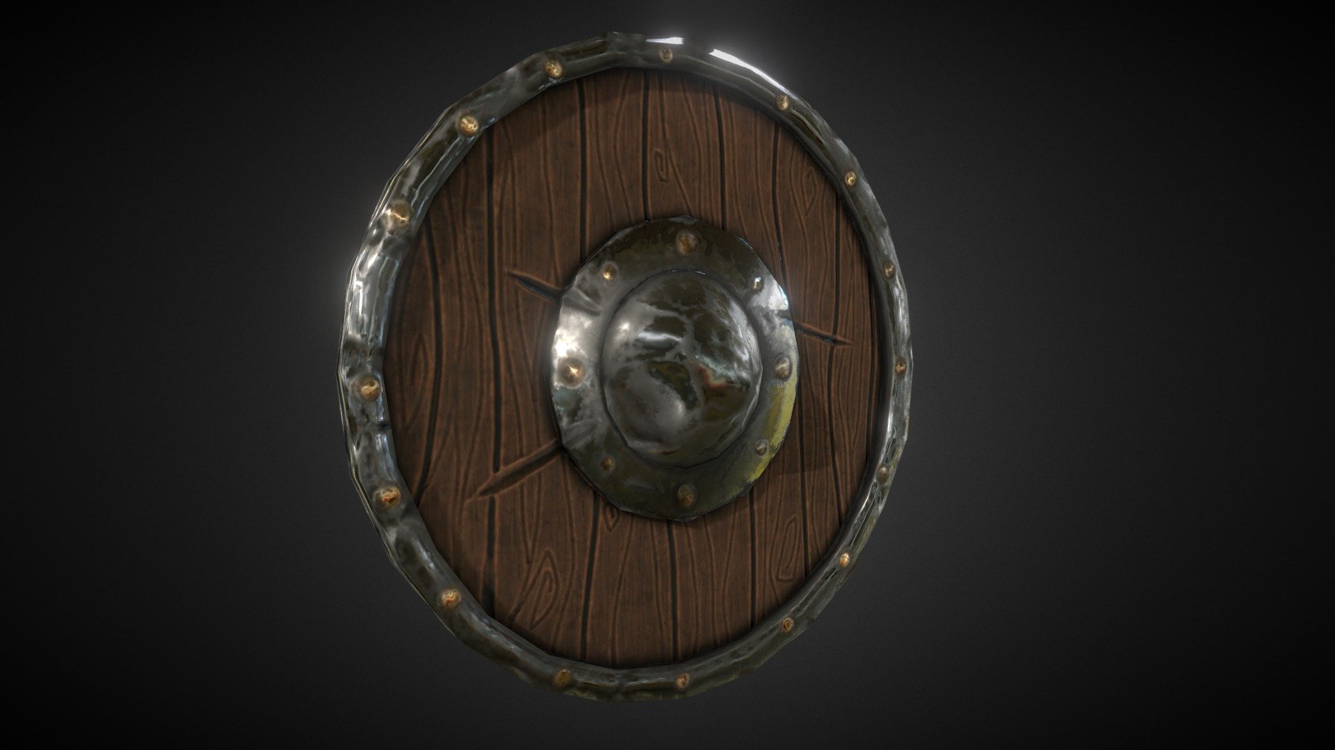 Small Viking Shield - 3D model by Max Caravitis (@maxc) [43a1013 ...