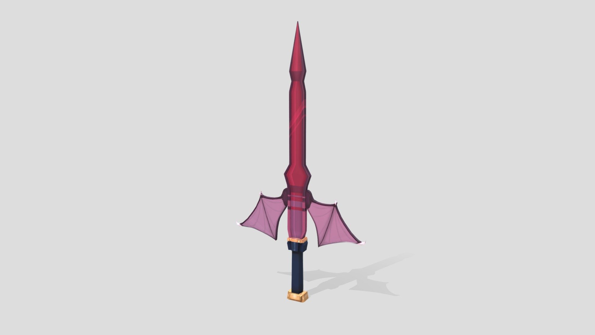 Bat Sword Z - 3D model by Jamie de Geus (@JamiedeGeus) [43a1037 ...