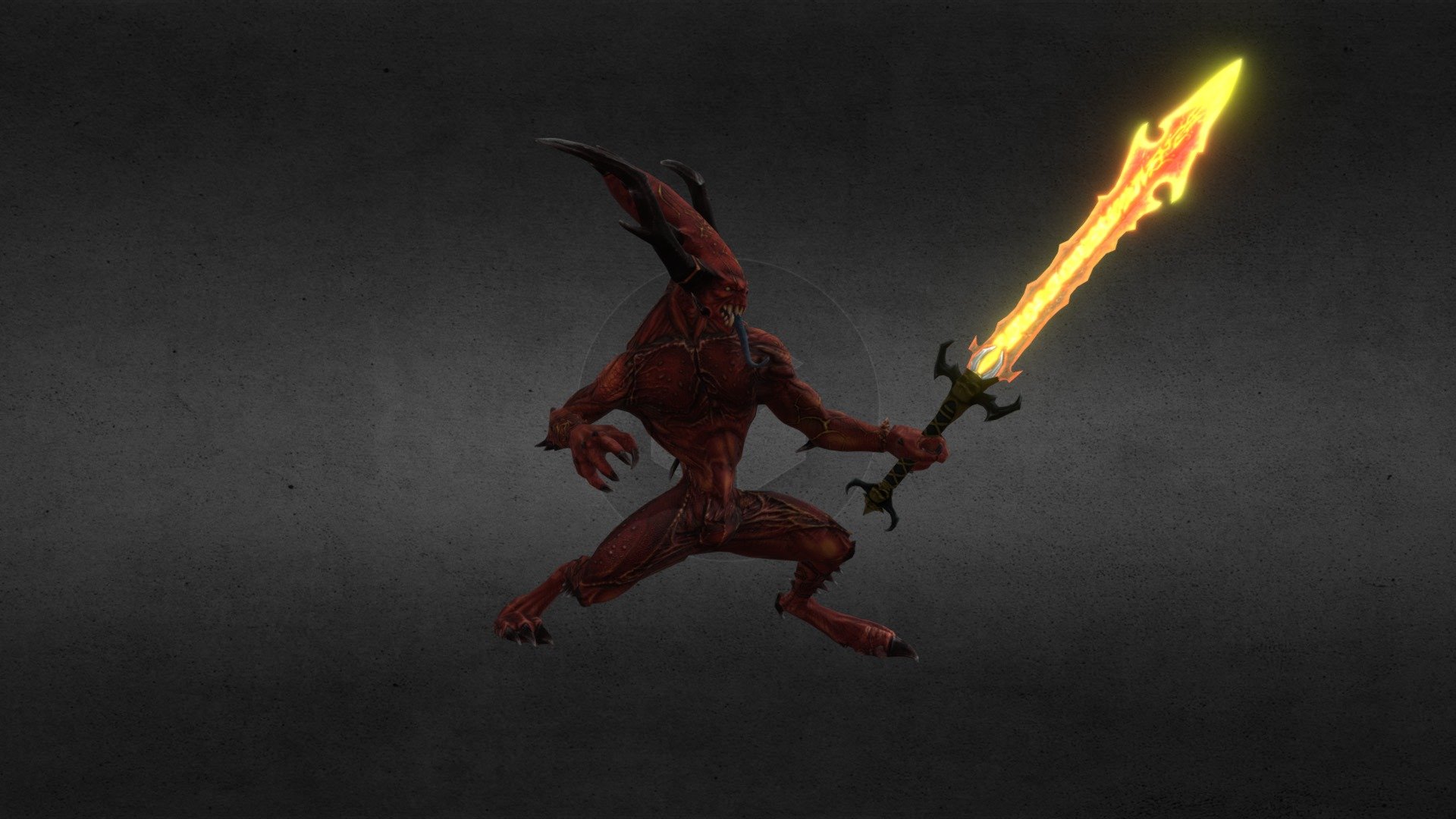 BLOOD DAEMON - Download Free 3D model by 3DMAN (@3dmanx888) [43a9bb2 ...