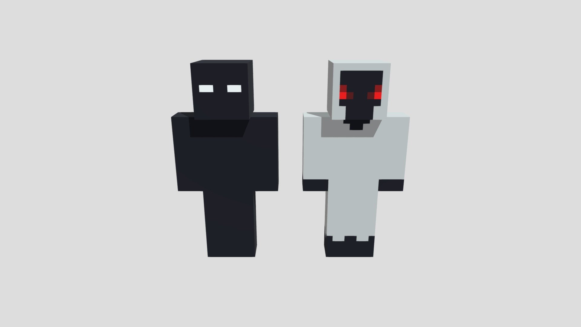 Entity 303 And Null - Download Free 3D model by minecraft_voxel_models ...