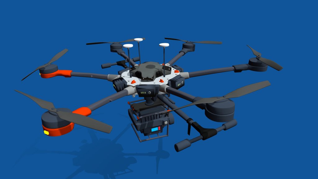Drones_4649684 - A 3D model collection by animation.sonu - Sketchfab