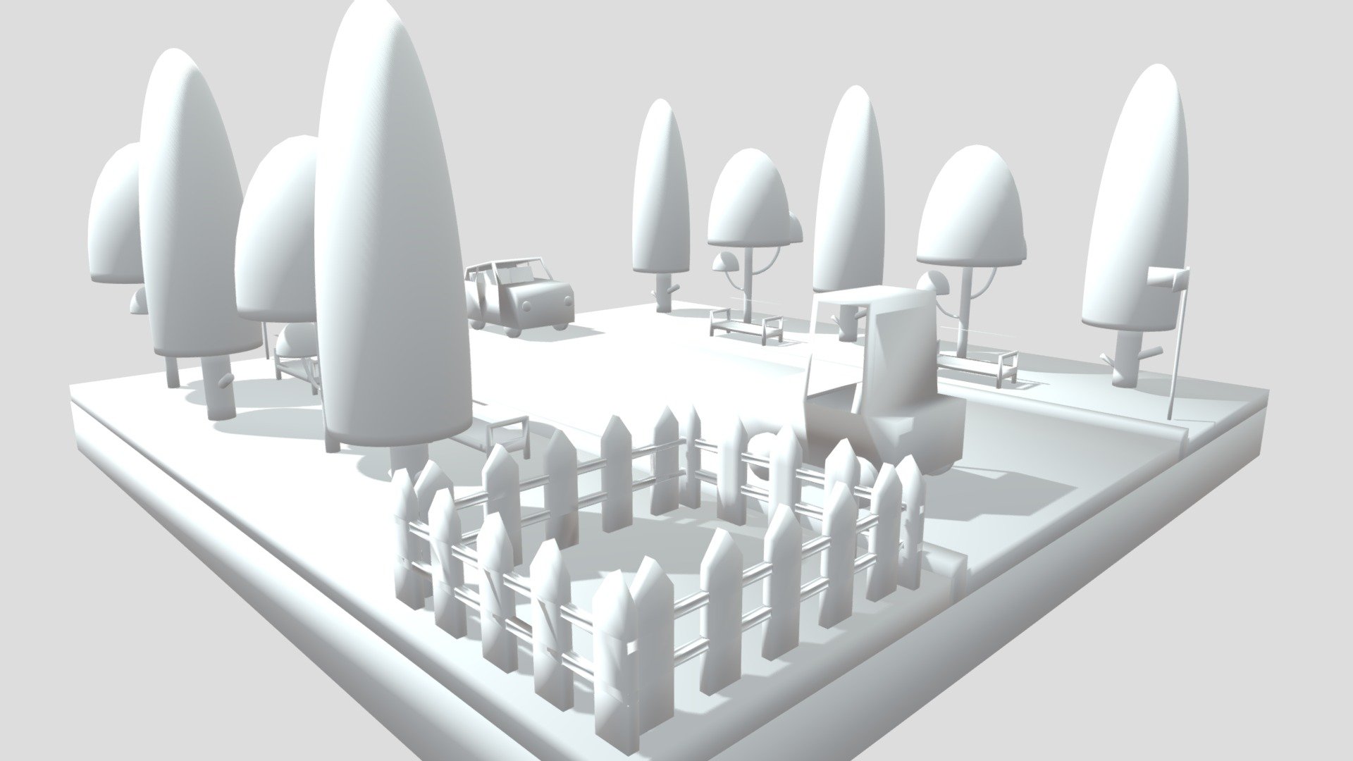 Rua - 3D model by Marzio Henrique (@marziohenrique) [43b3e23] - Sketchfab