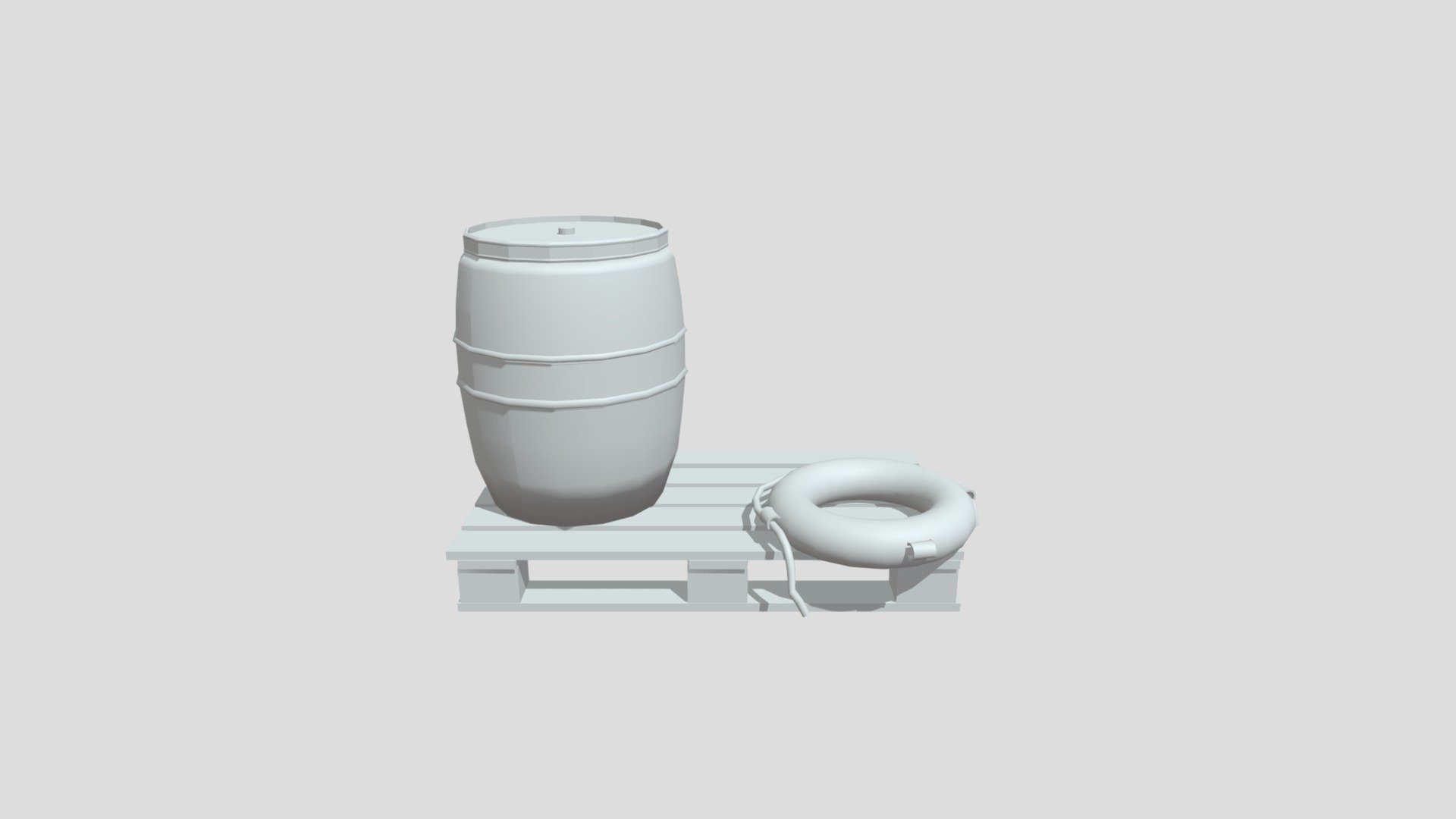 By The Ocean - 3 Simple Props - 3D model by jiga.alin [43b423d] - Sketchfab
