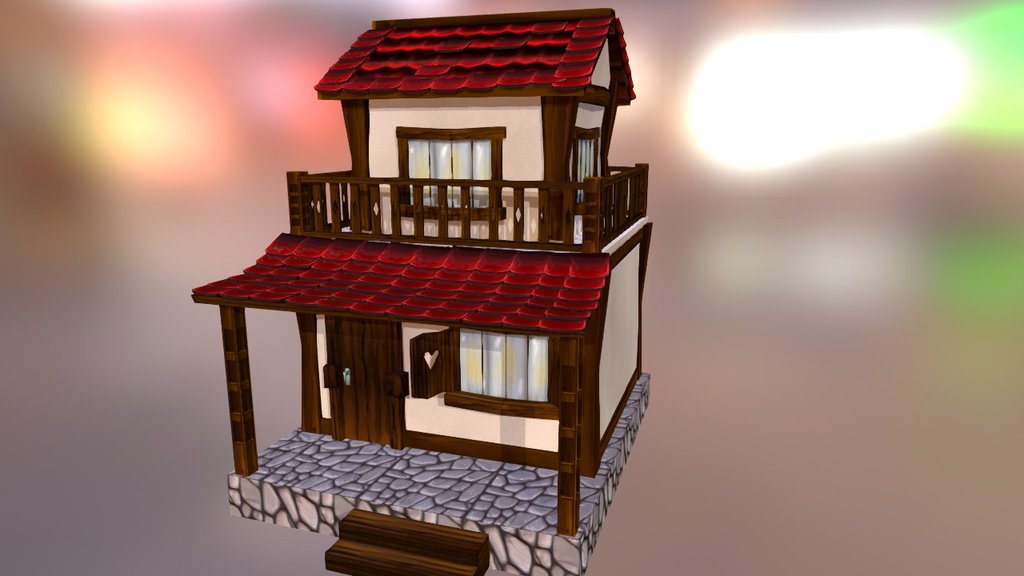 Village House - 3D model by lexiemorgan [43b4909] - Sketchfab