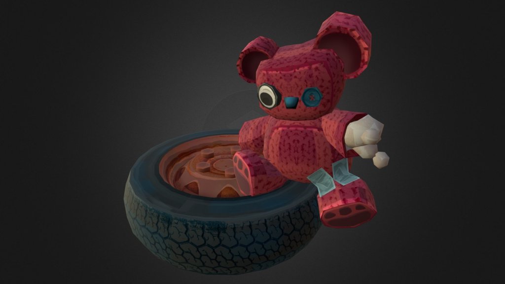 Junky Bear - 3D model by Anders Hedström (@toastwaffle) [43b6d23 ...